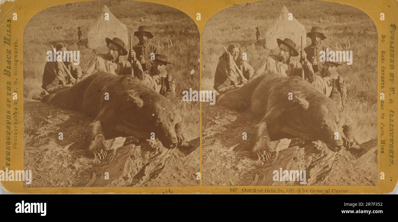George Custer 1874 Stock Photo - Alamy