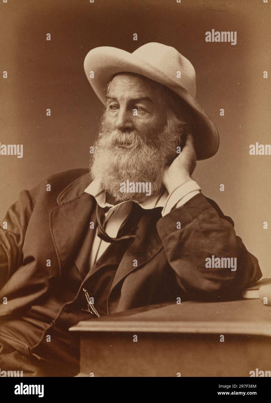 Walt Whitman September 1872 Stock Photo - Alamy