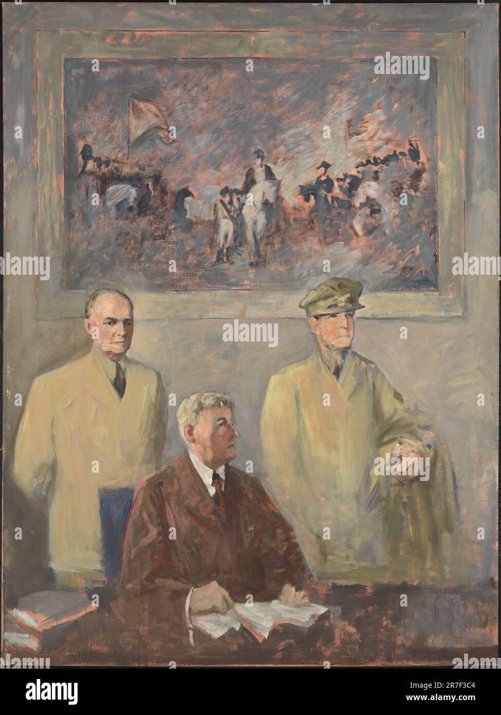 The High Command - Left Panel 1947-1949 Stock Photo - Alamy