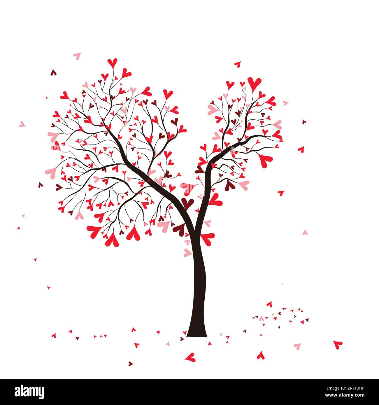 Love leaf Stock Vector Images - Alamy