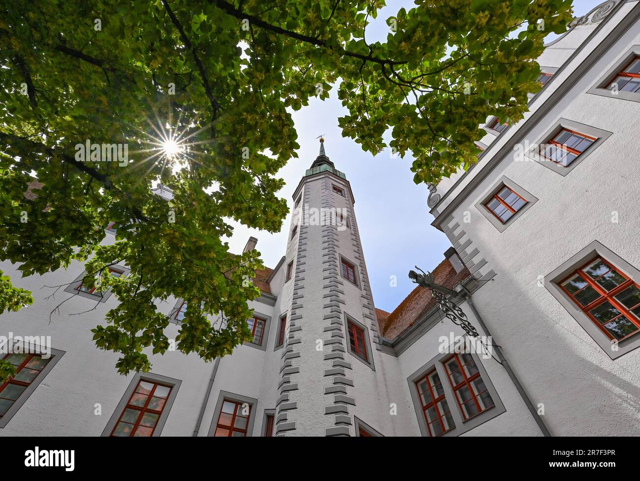 Doberlug Kirchhain, Germany. 15th June, 2023. The castle Doberlug. On ...