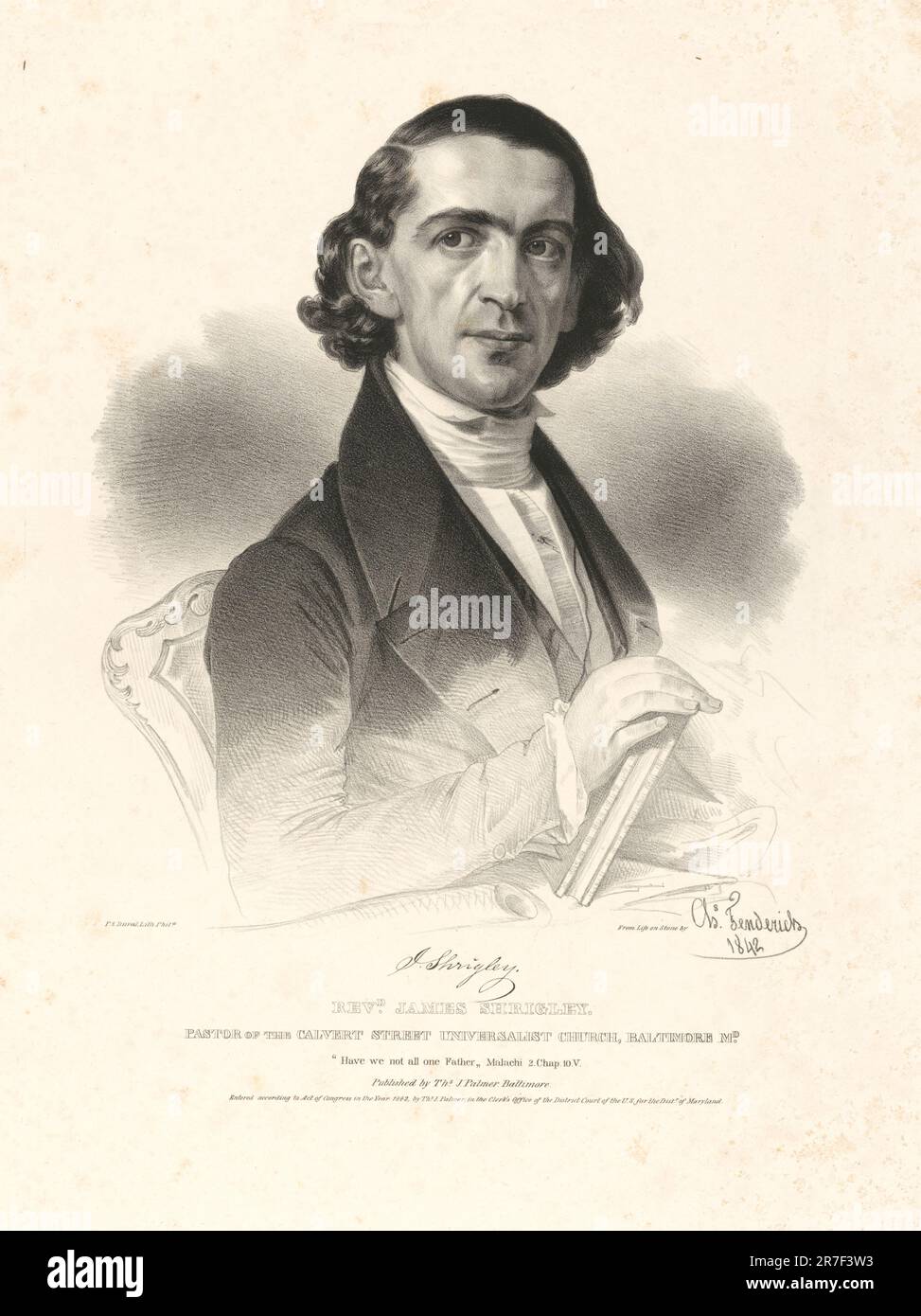 James Shrigley 1842 Stock Photo - Alamy