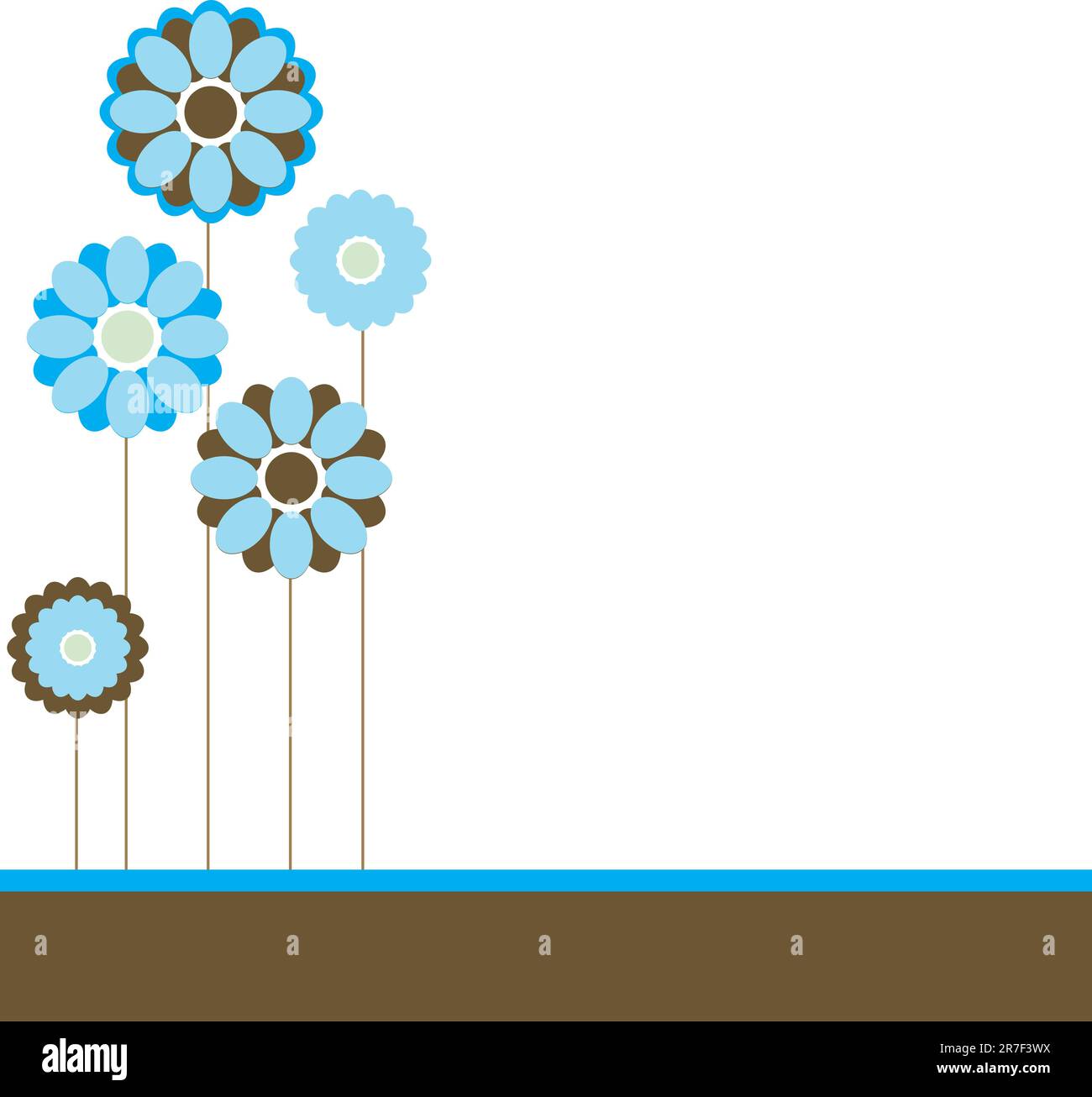 Background with flowers. Vector Illustration Stock Vector Image & Art ...