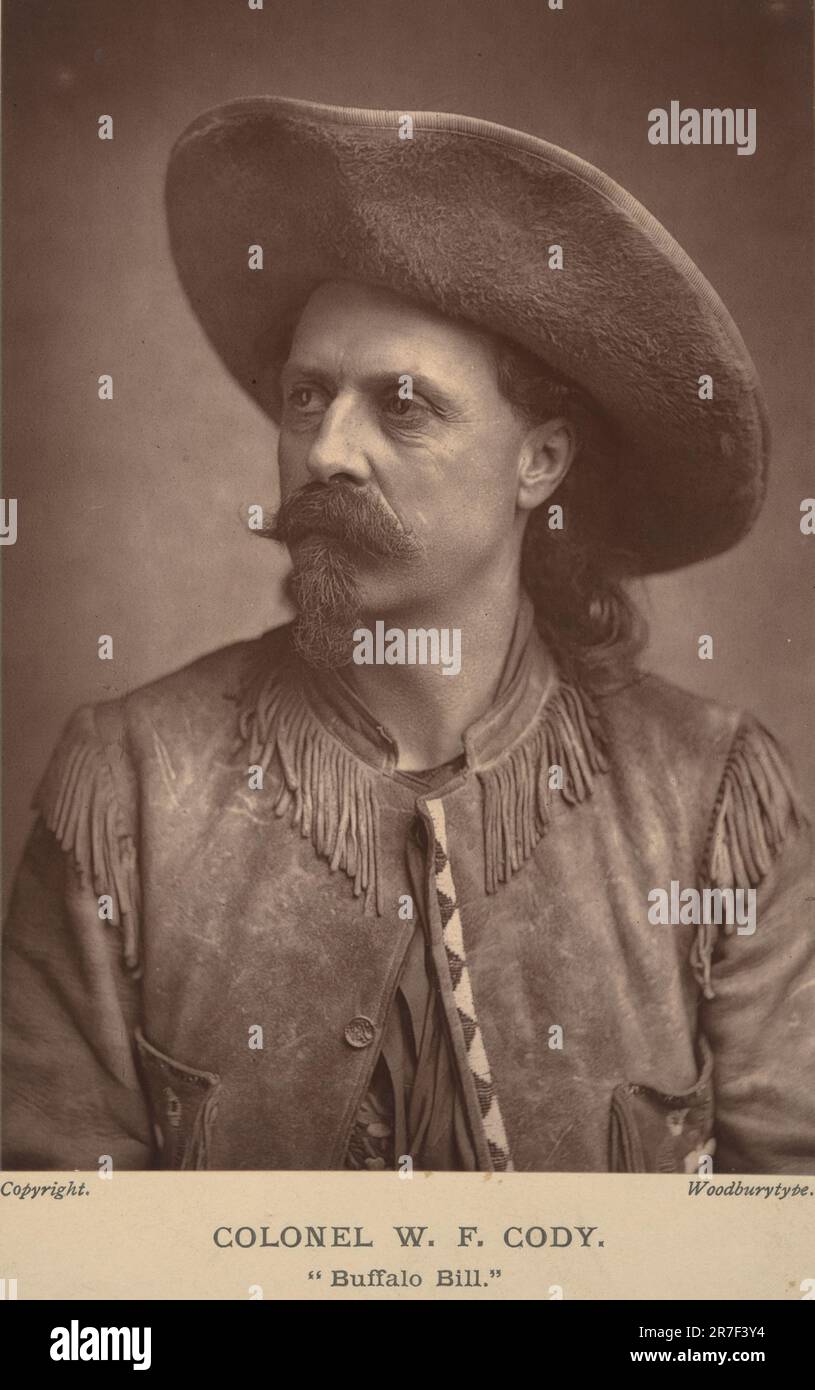 "Buffalo Bill" Cody 1887 Stock Photo - Alamy