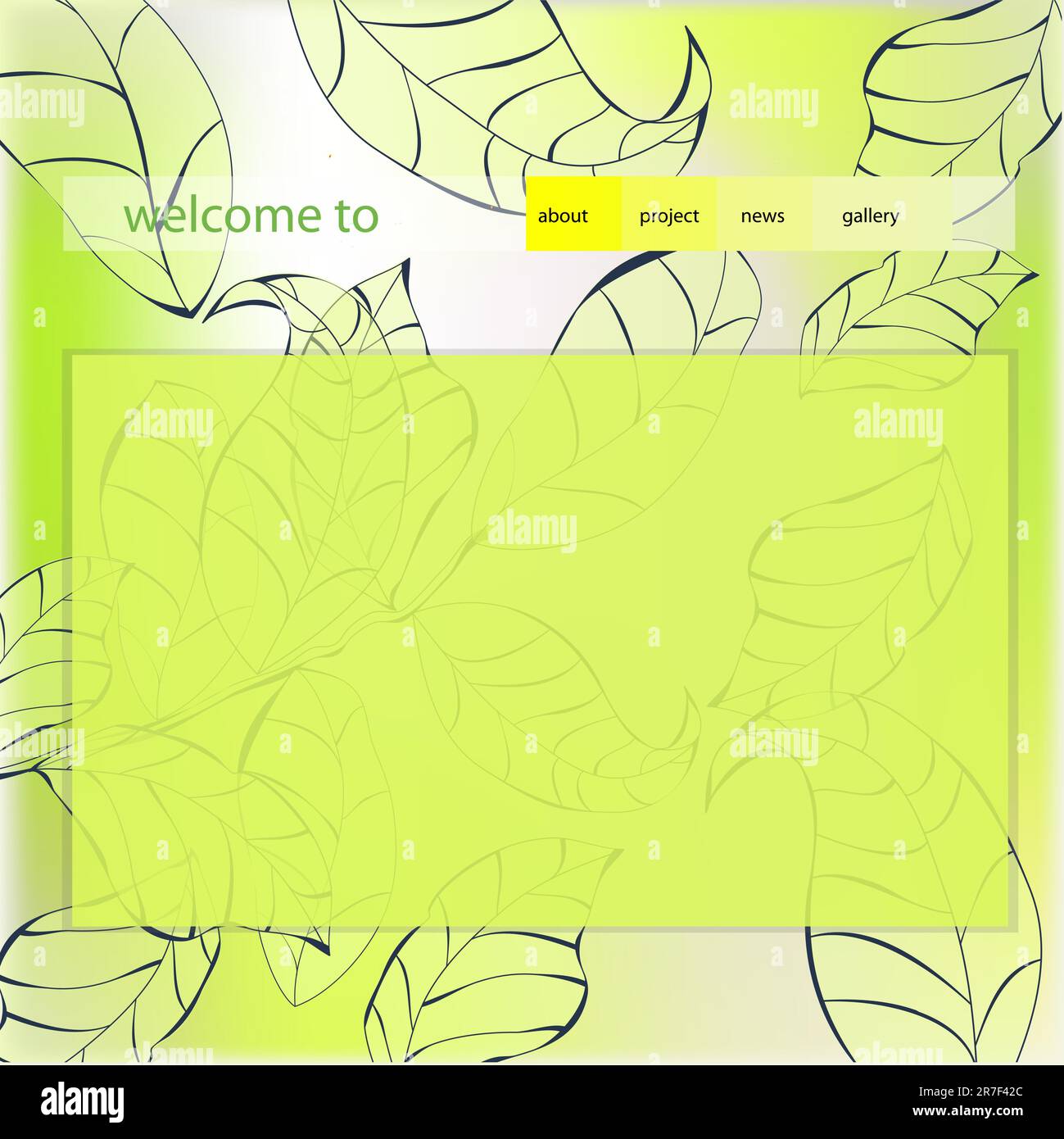 Website design Stock Vector Images - Alamy