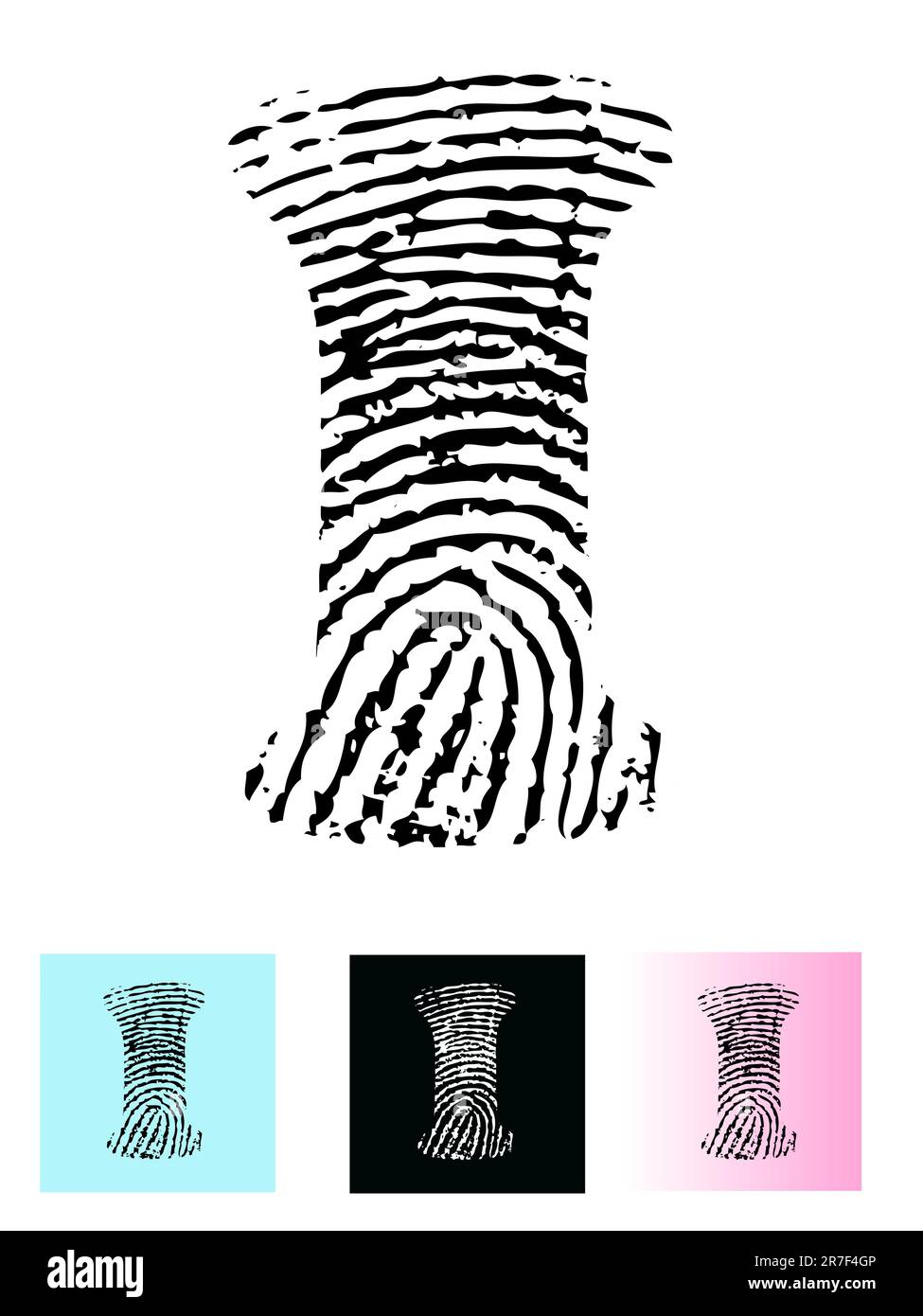 Fingerprint Alphabet Letter I (Highly detailed Letter - transparent so ...