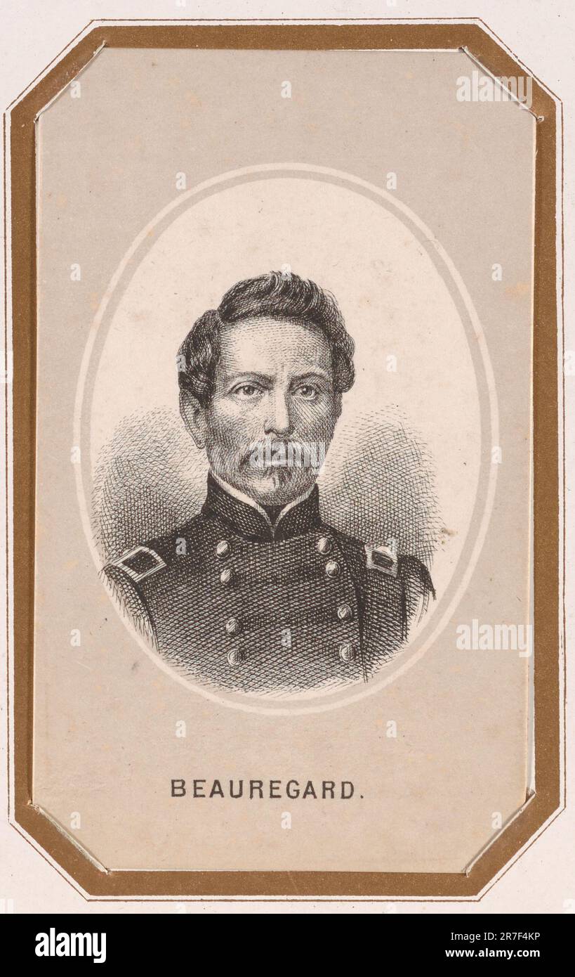 Pierre Gustave Toutant Beauregard c. 1861-1862 Stock Photo - Alamy