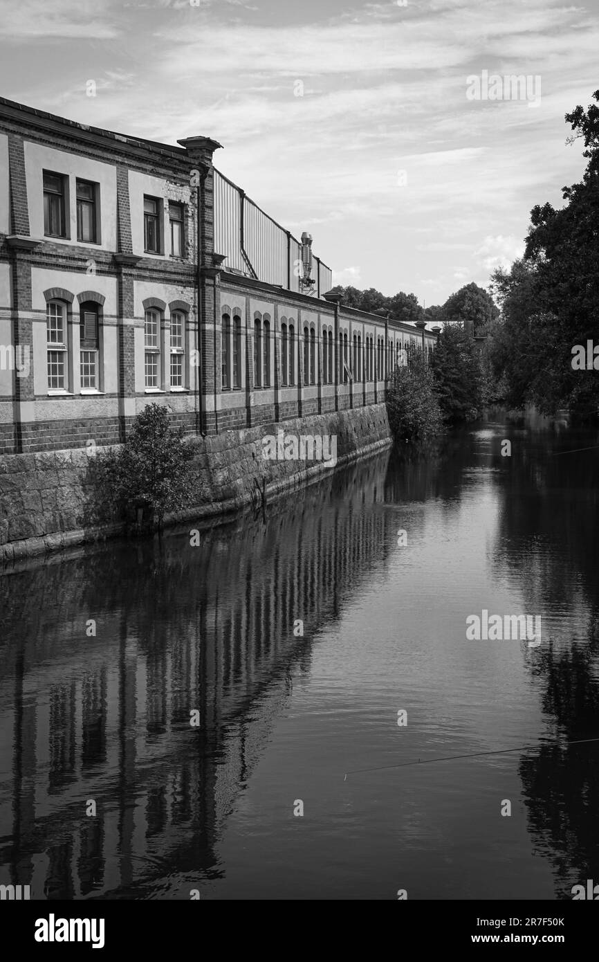 River side view Black and White Stock Photos & Images - Alamy