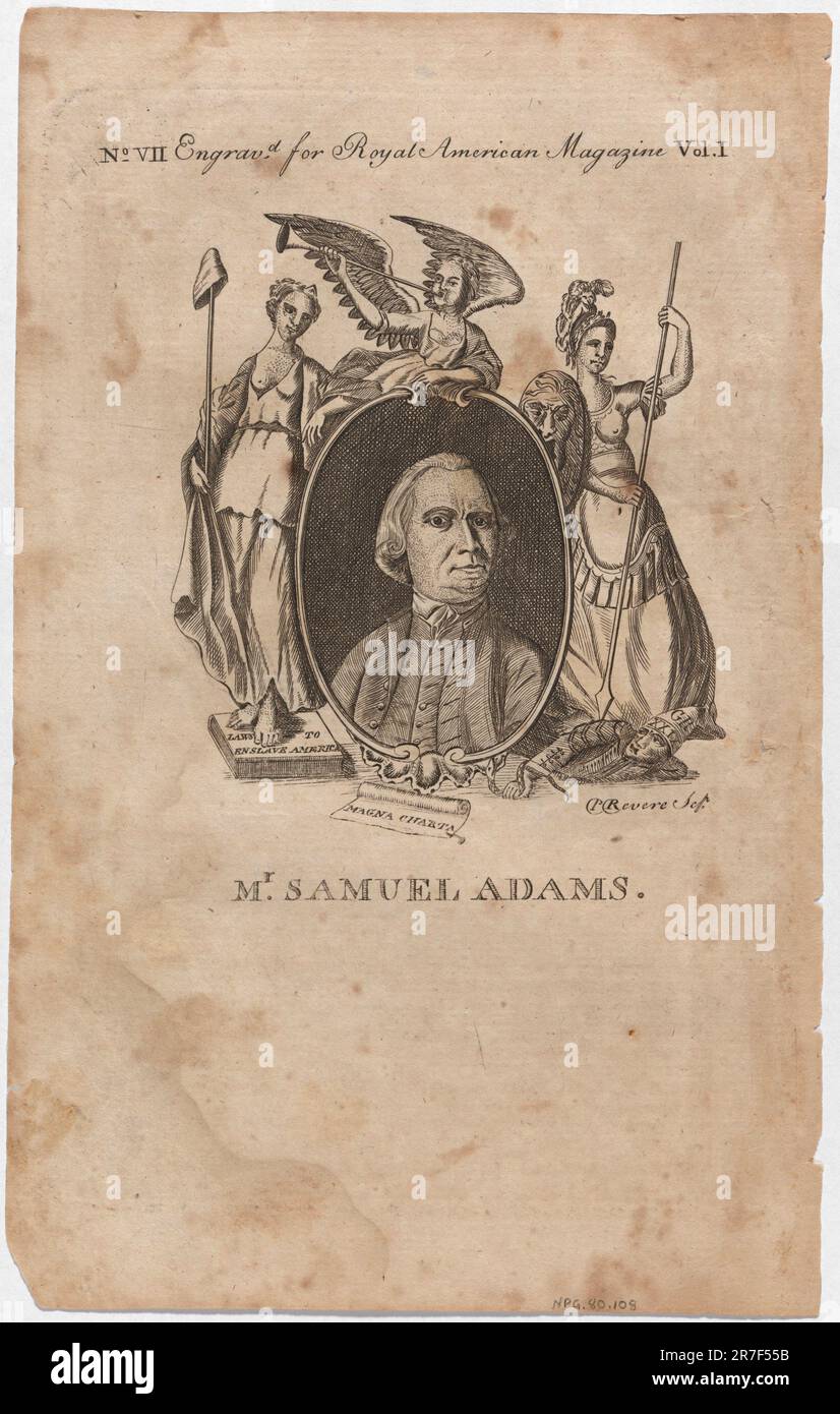 Samuel Adams 1774 Stock Photo - Alamy