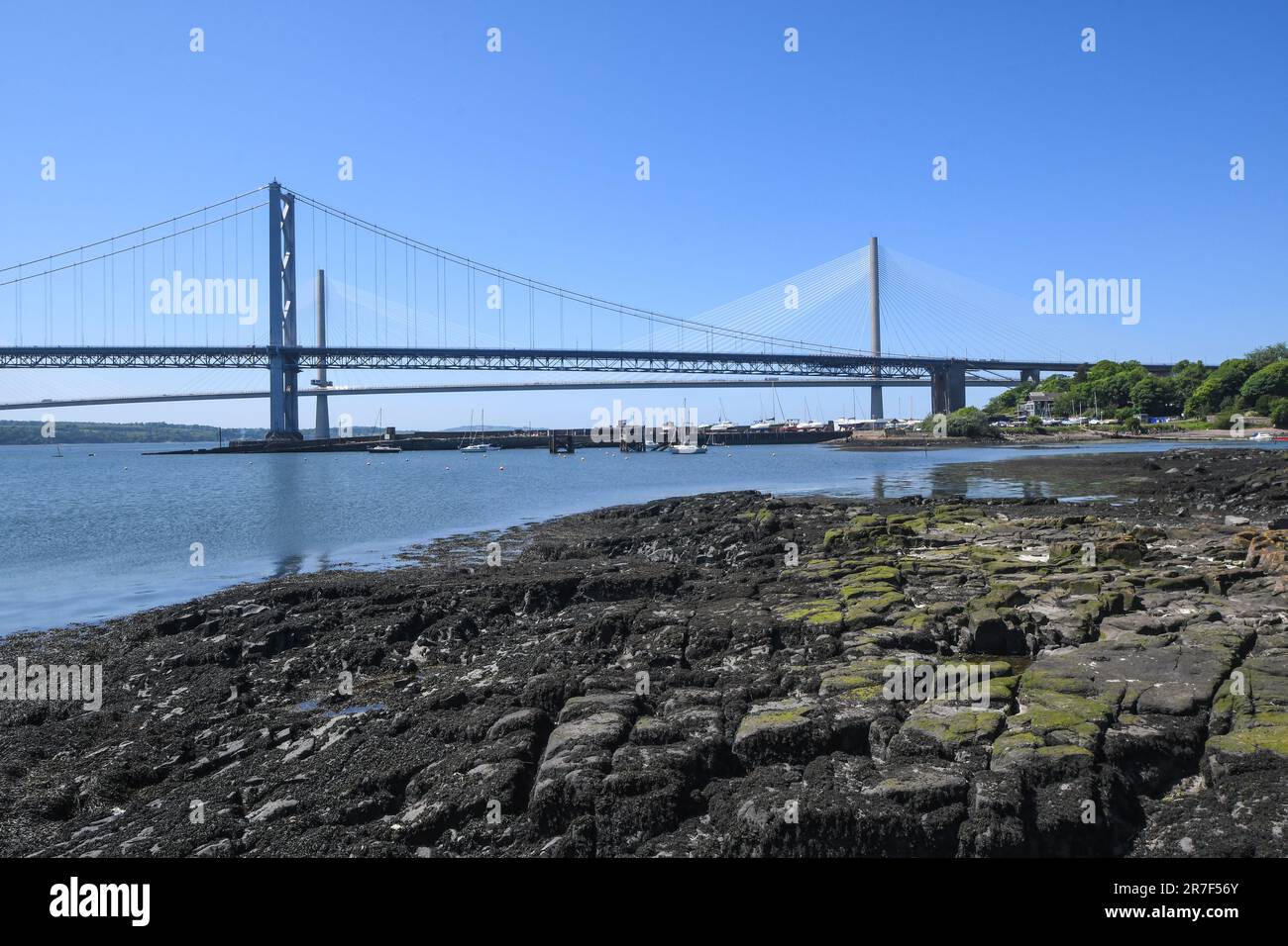 South queensferry map hi-res stock photography and images - Alamy