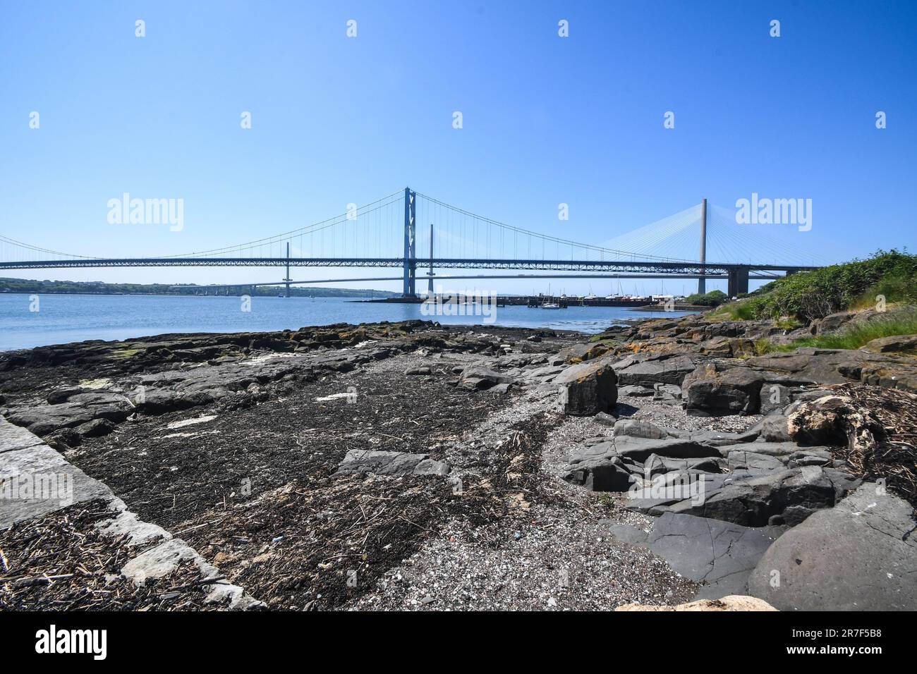 South queensferry map hi-res stock photography and images - Alamy