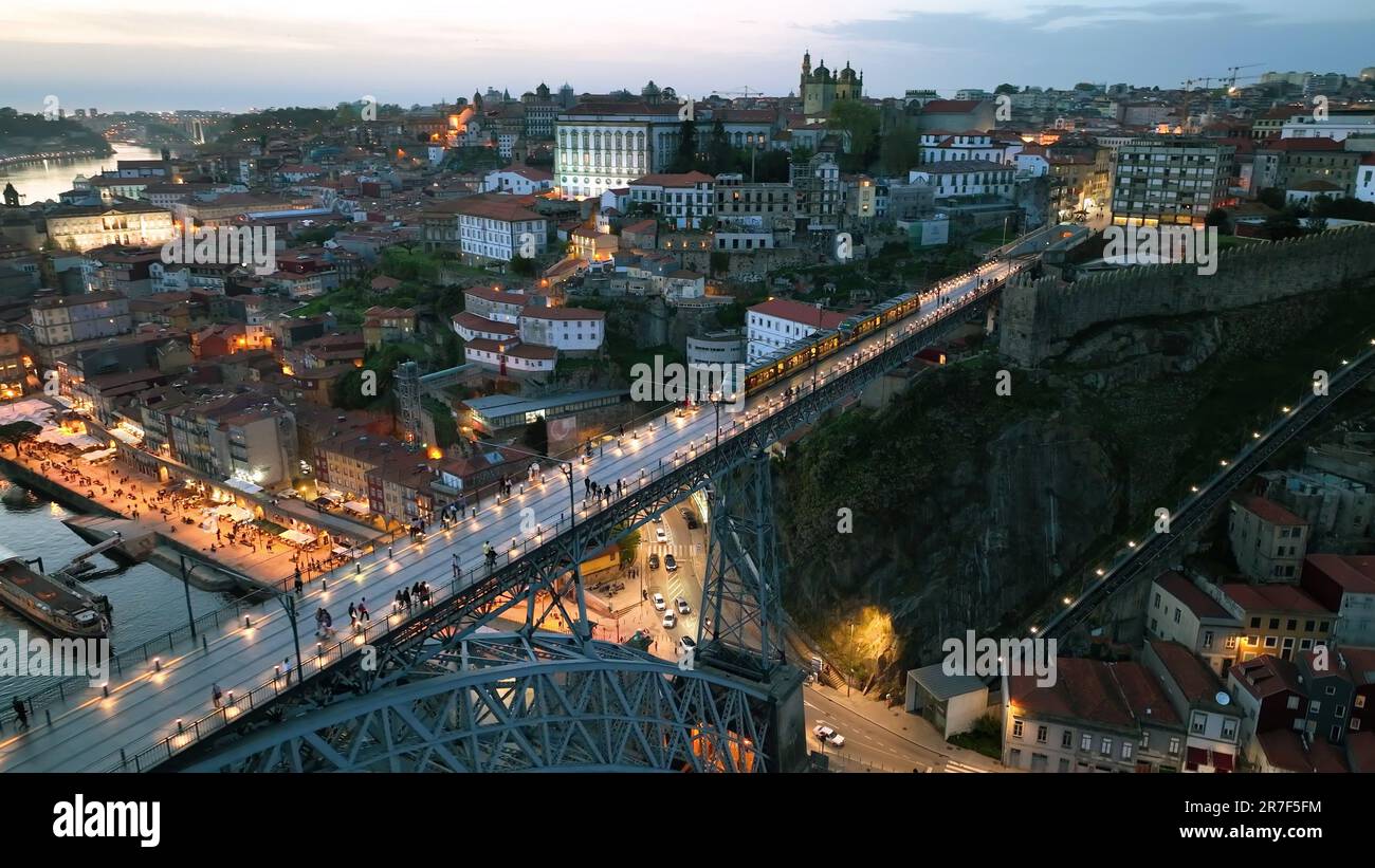 Aerial beautiful shot luis bridge hi-res stock photography and images ...