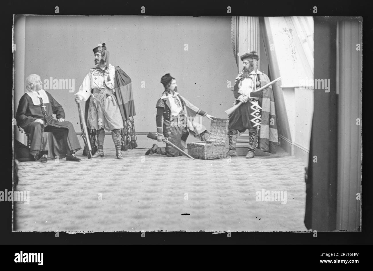 John Gibbs Gilbert and Lester Wallack c. 1860-1870 Stock Photo - Alamy