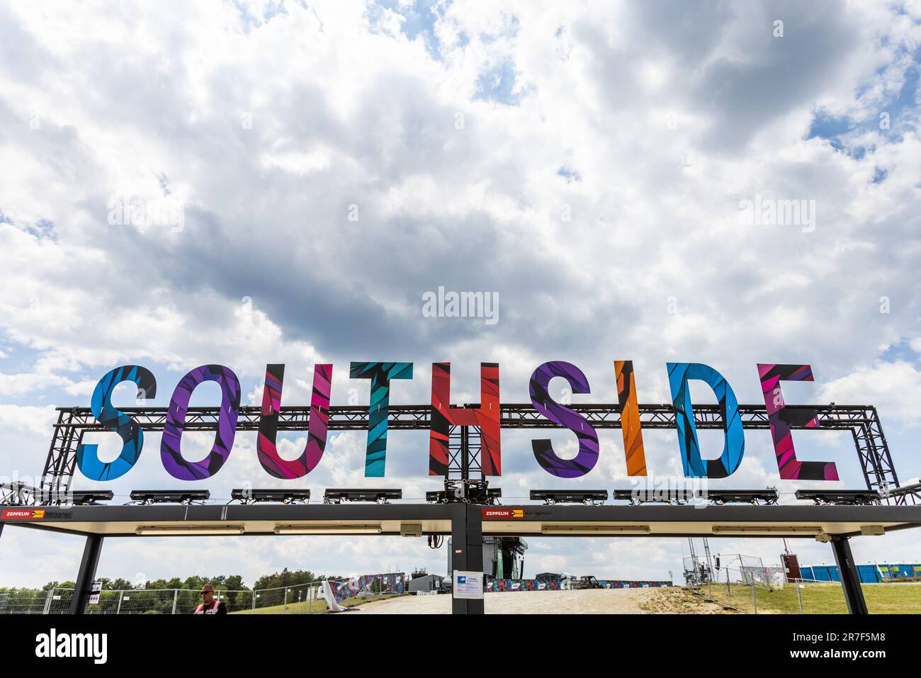 Neuhausen Ob Eck, Germany. 15th June, 2023. The lettering "SOUTHSIDE ...