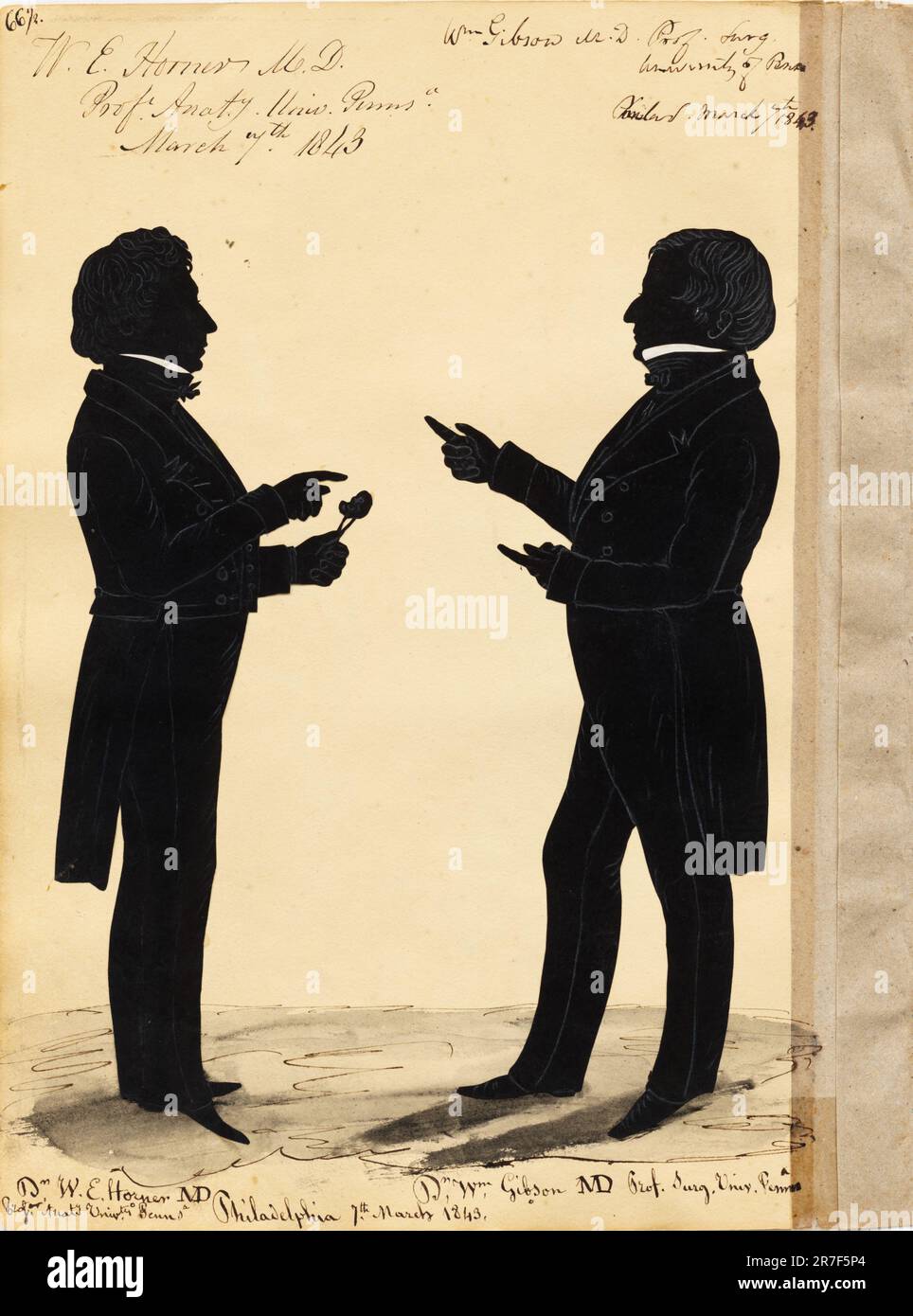 William Horner and William Gibson 1843 Stock Photo - Alamy