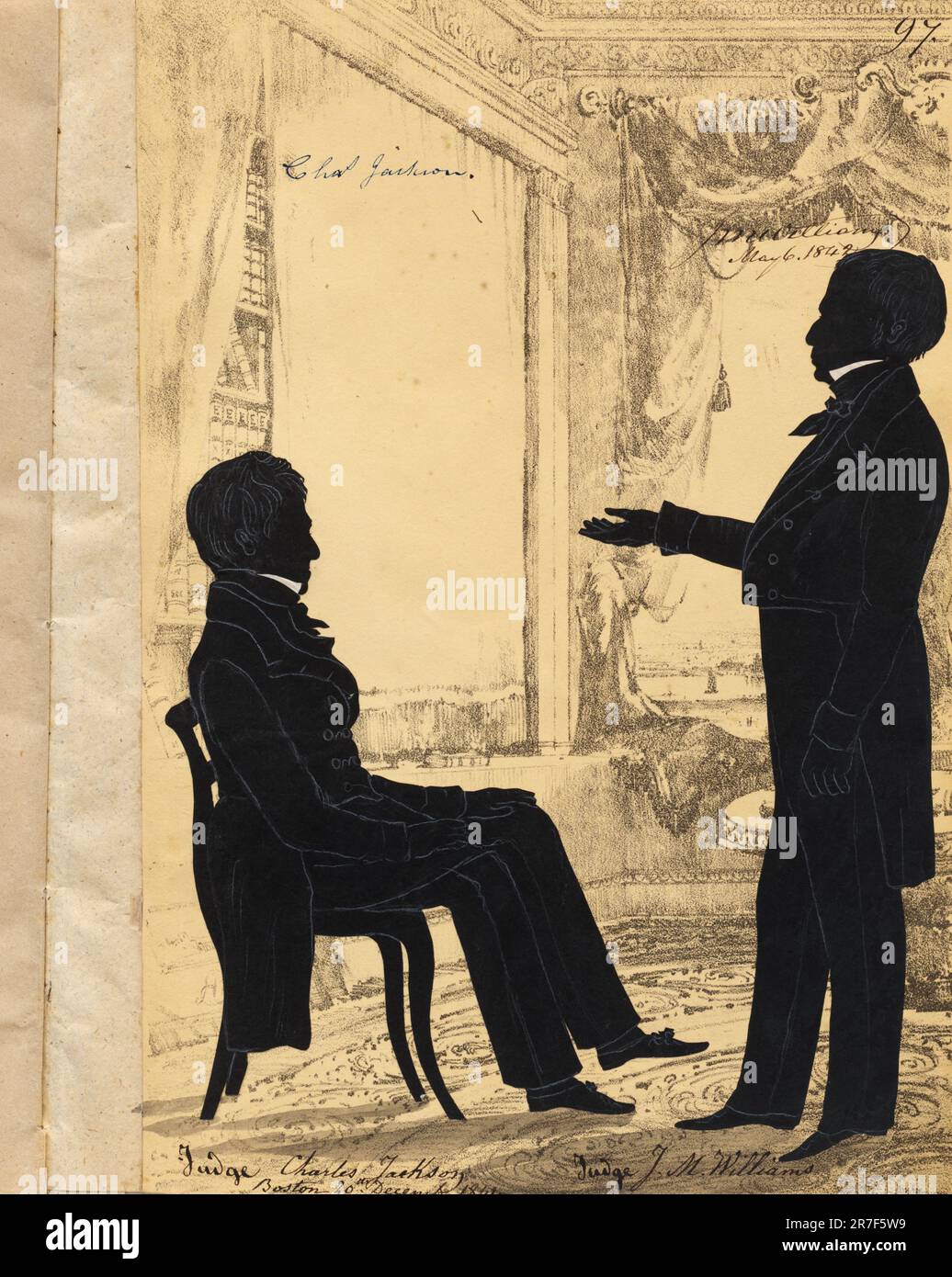 Charles Jackson and John Mason Williams 1841 Stock Photo - Alamy