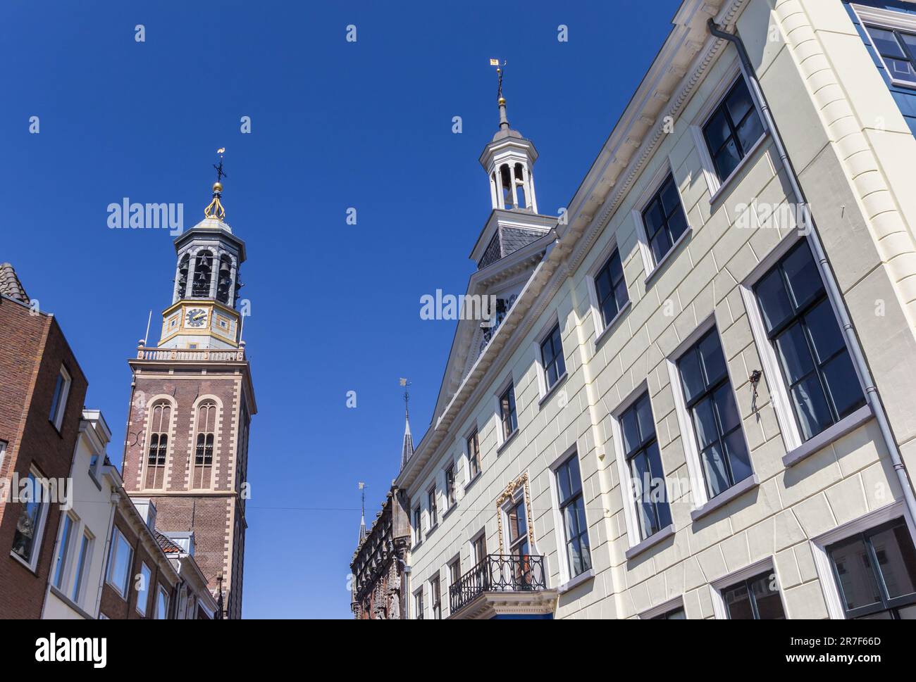 Historic towers in the center of Kampen, Netherlands Stock Photo - Alamy