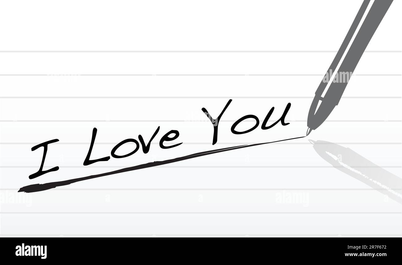 Pen and writing and notepad Black and White Stock Photos & Images - Alamy