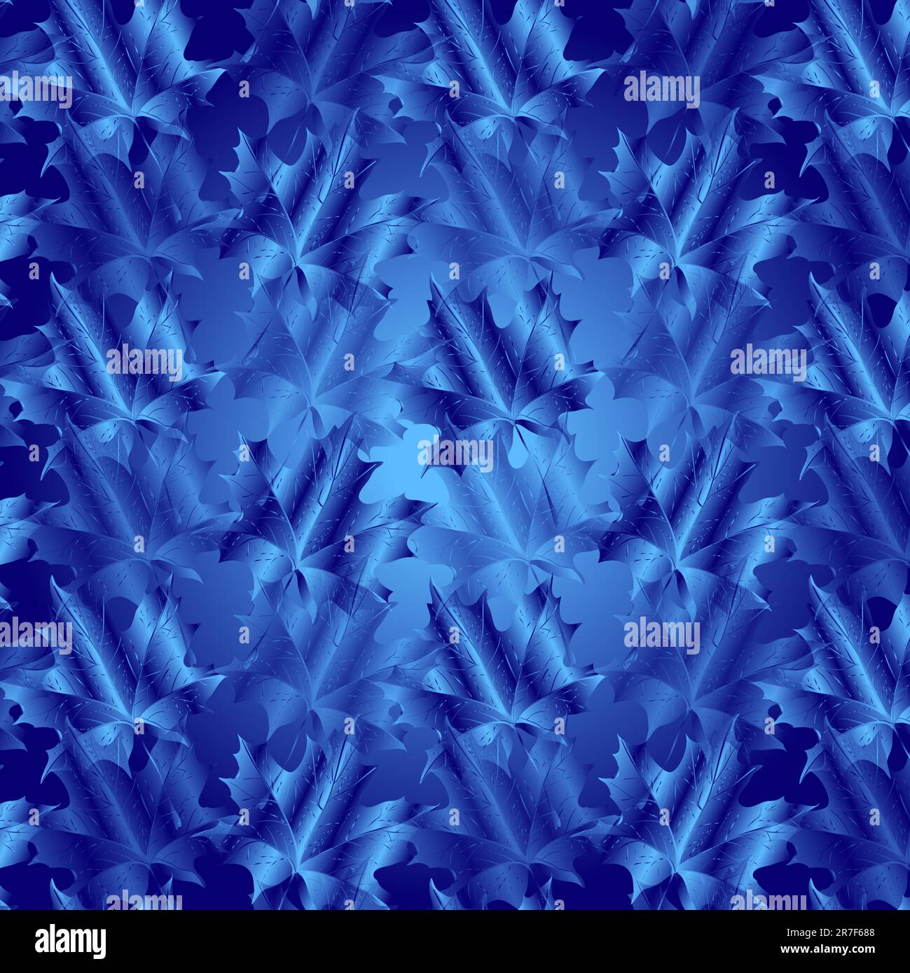 Seamless wallpaper pattern from abstract smooth forms, vector Stock ...