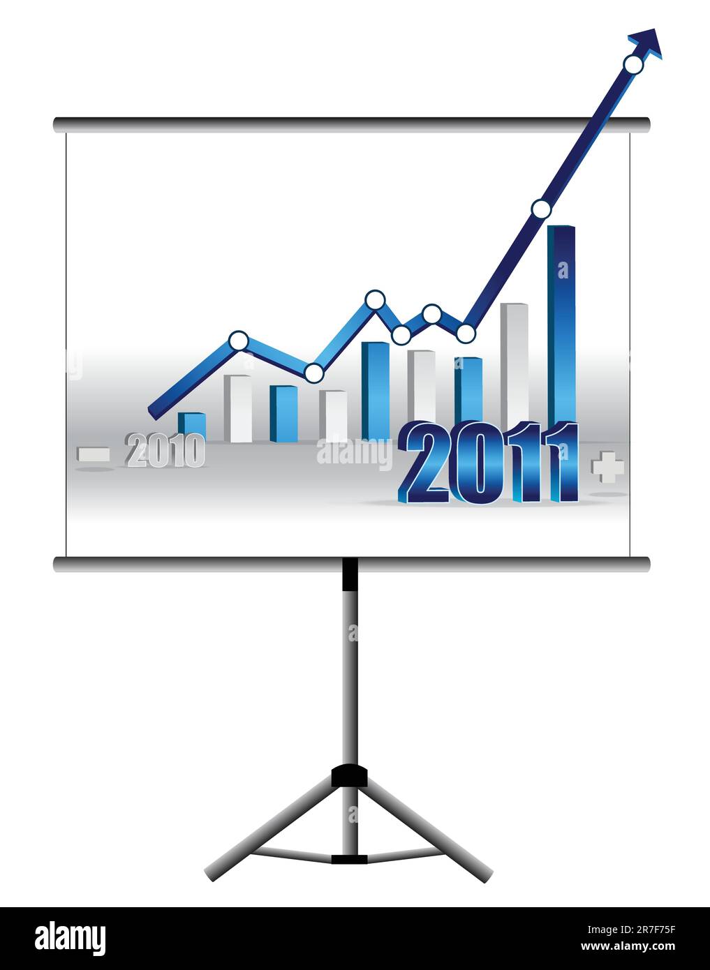 successful business presentation. vector file available Stock Vector ...