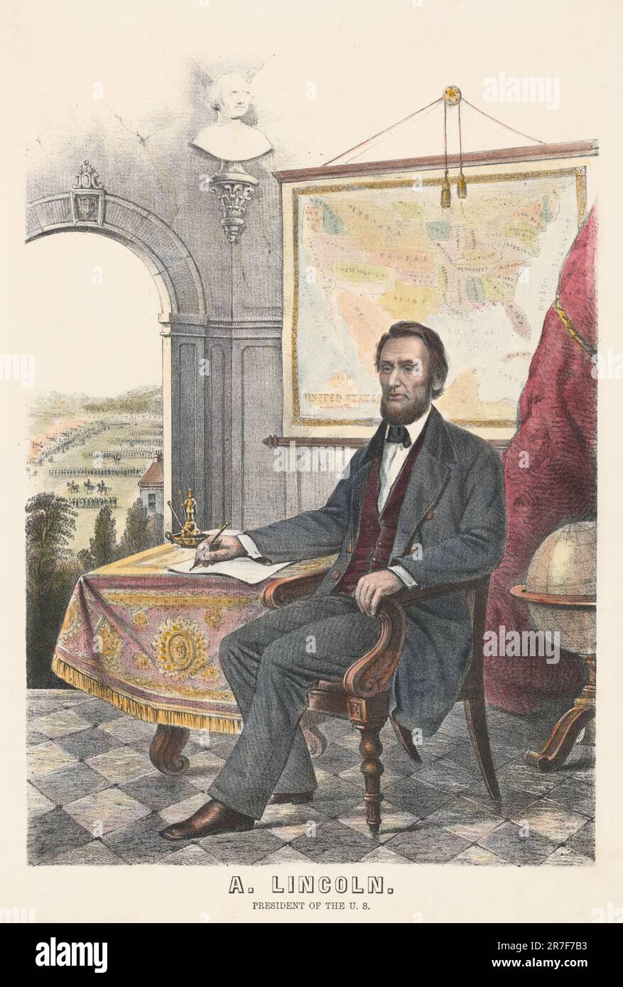 Abraham Lincoln c. 1861-1862 Stock Photo - Alamy