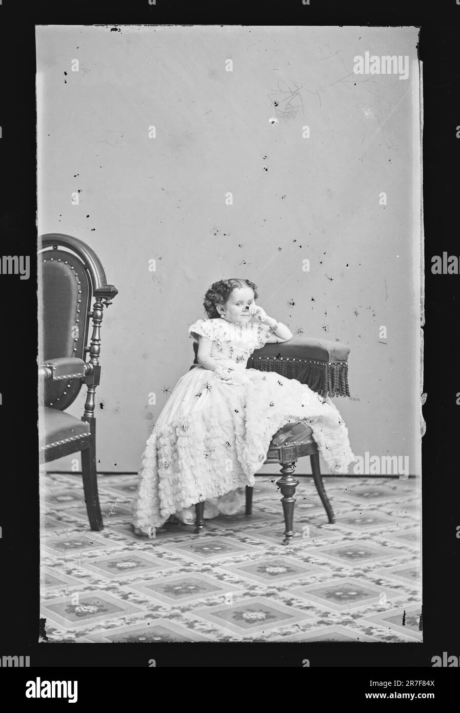 Minnie Warren c. 1860-1870 Stock Photo - Alamy