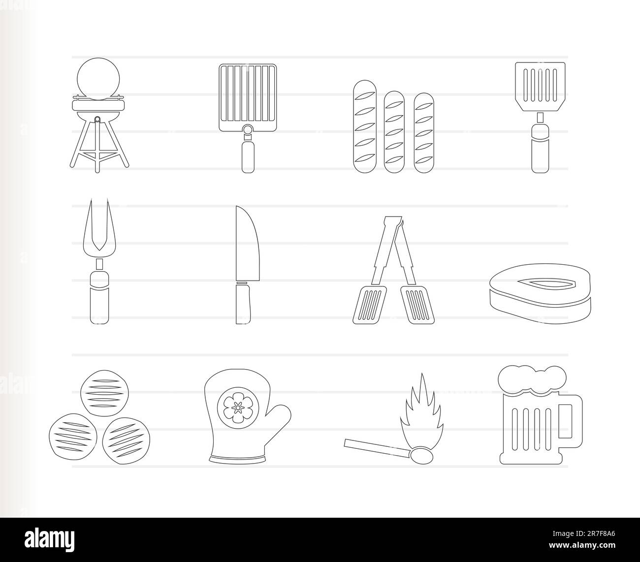 Food match symbol Stock Vector Images - Alamy