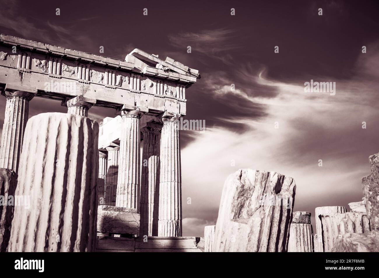 Ionic Order at Parthenon of Acropolis, Athens Stock Photo - Alamy