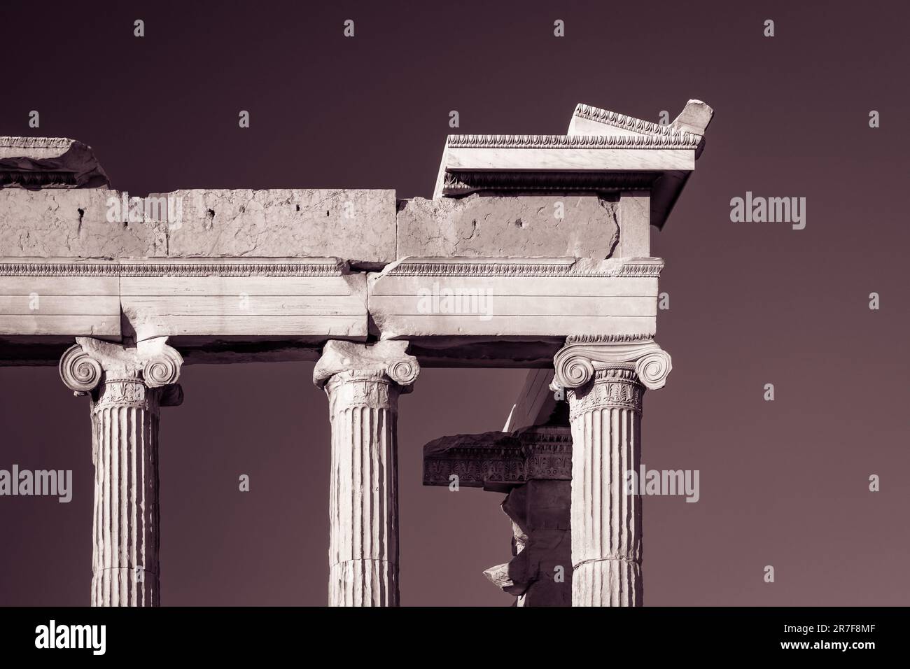 Ionic order at the Erechtheion of Acropolis, Athens Stock Photo - Alamy