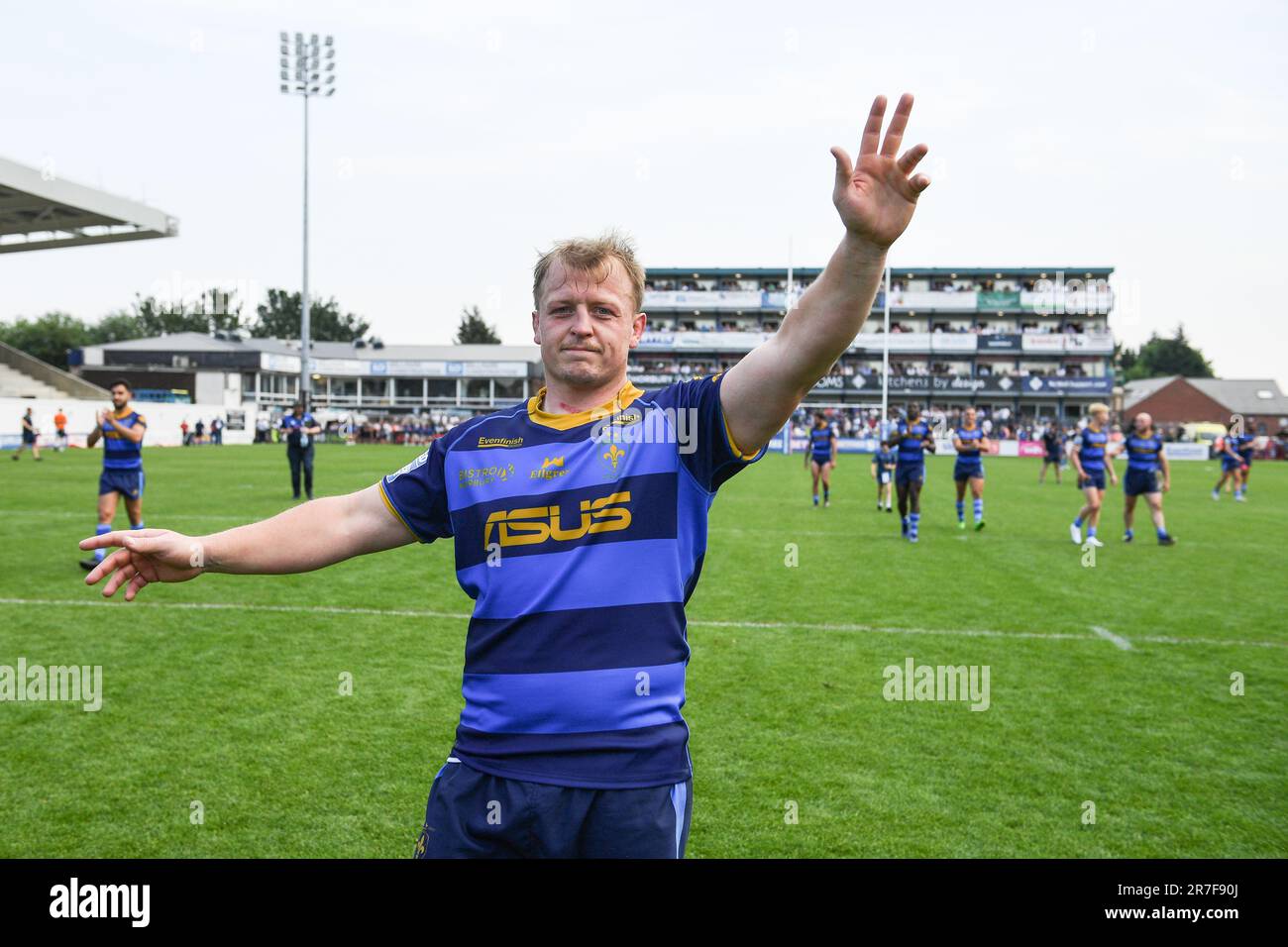 Wakefield, England - 11th June 2023 - Wakefield Trinity's Eddie Battye ...