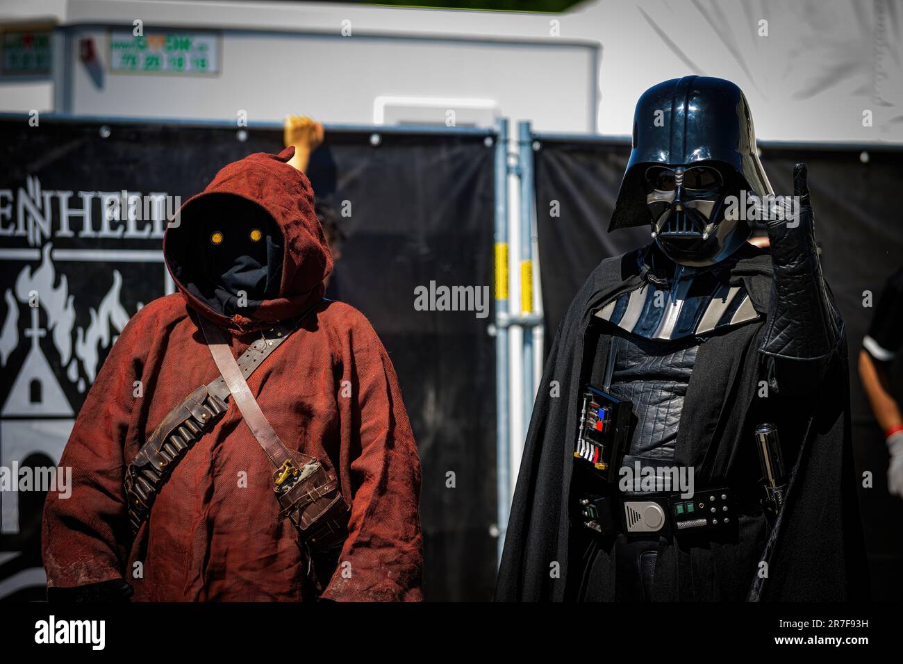 Copenhagen, Denmark. 14th June, 2023. Festival goers line up to enter ...