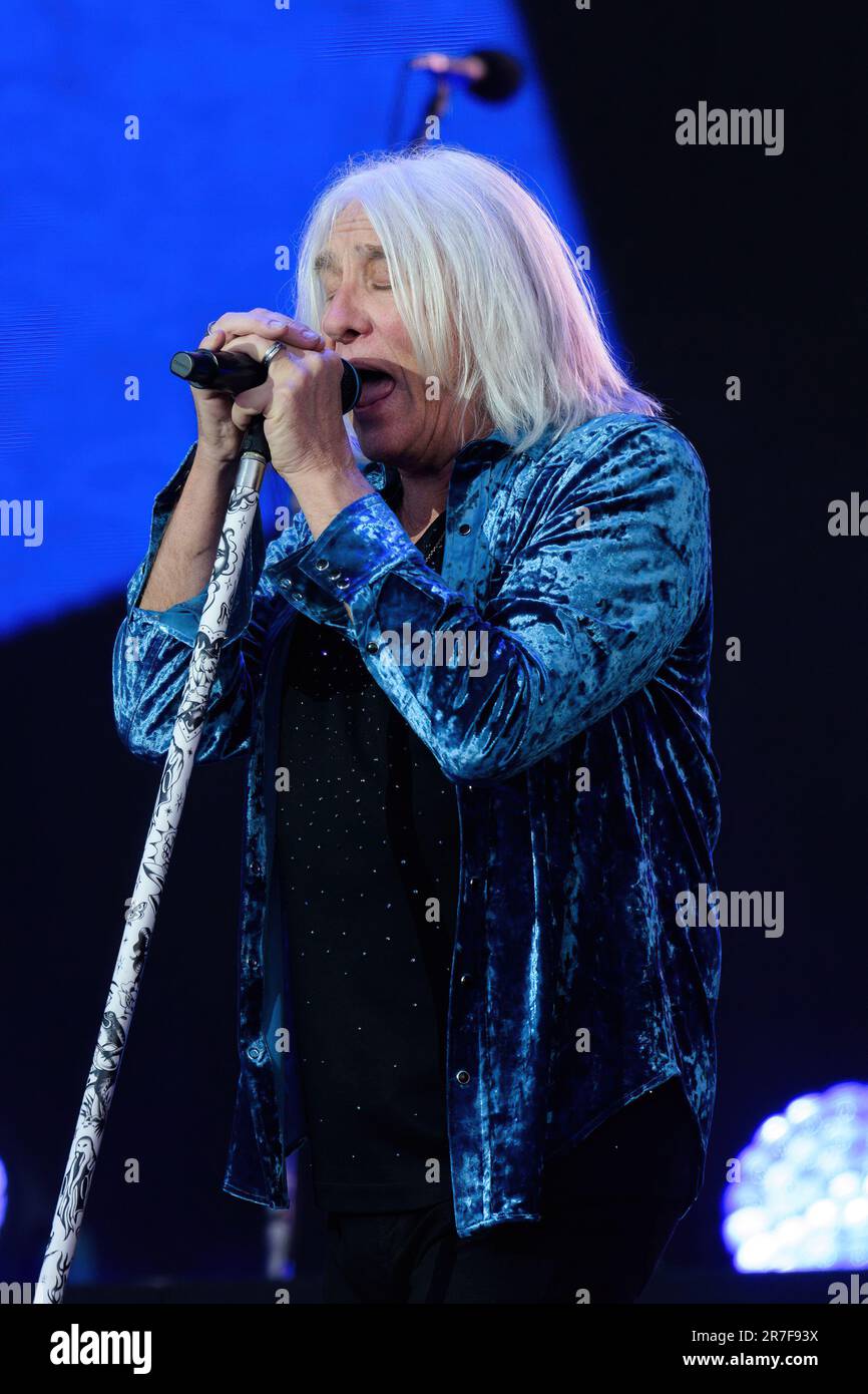 Copenhagen, Denmark. 14th June, 2023. The English rock band Def Leppard ...