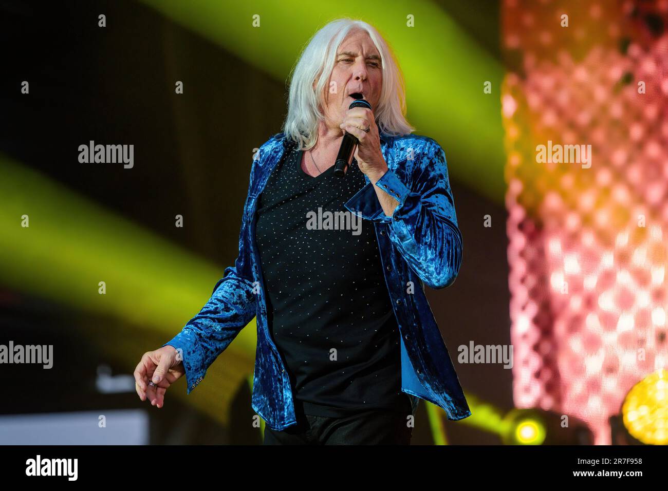Copenhagen, Denmark. 14th June, 2023. The English rock band Def Leppard ...