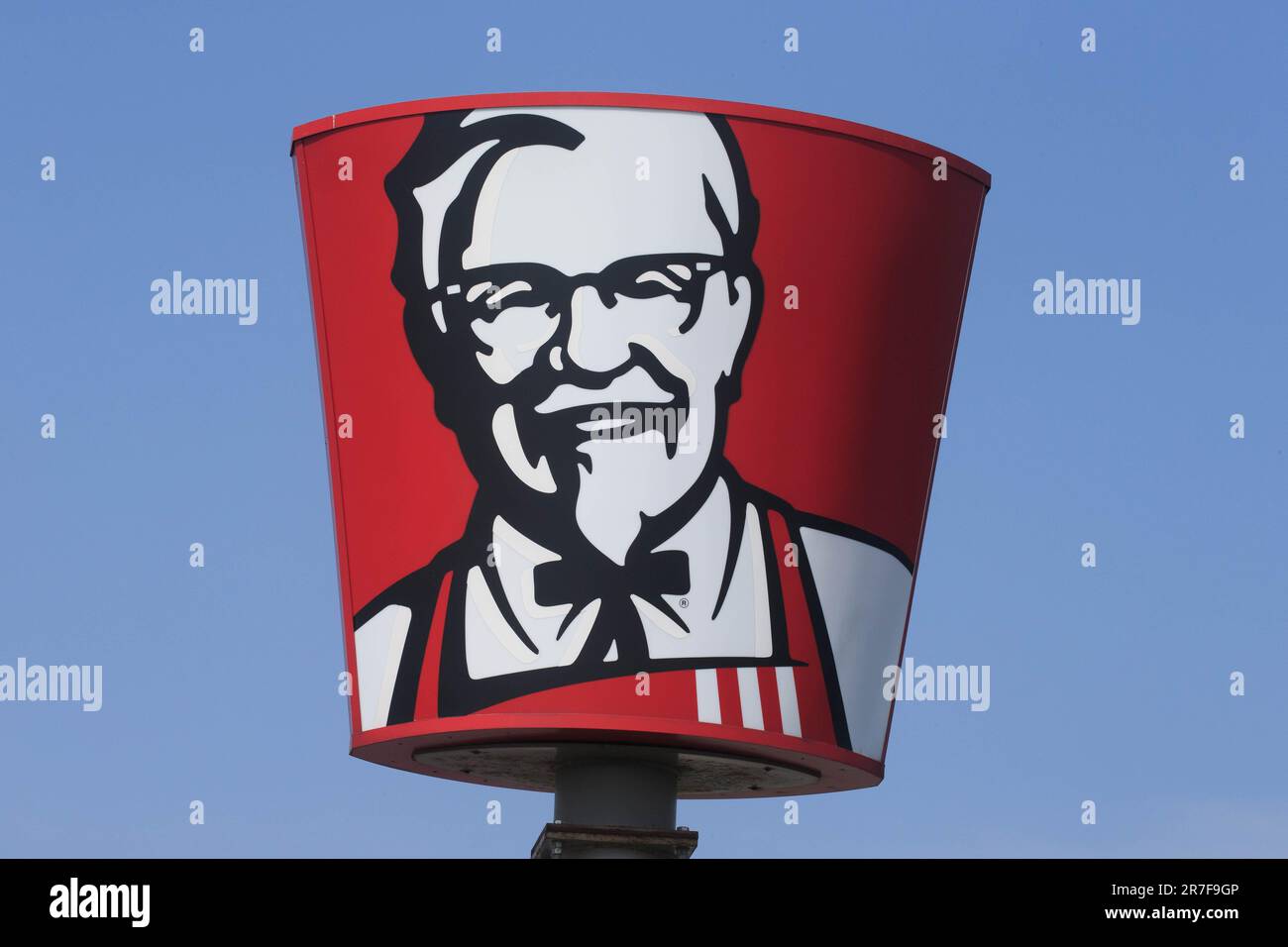 Kentucky fried chicken sign Stock Photo - Alamy