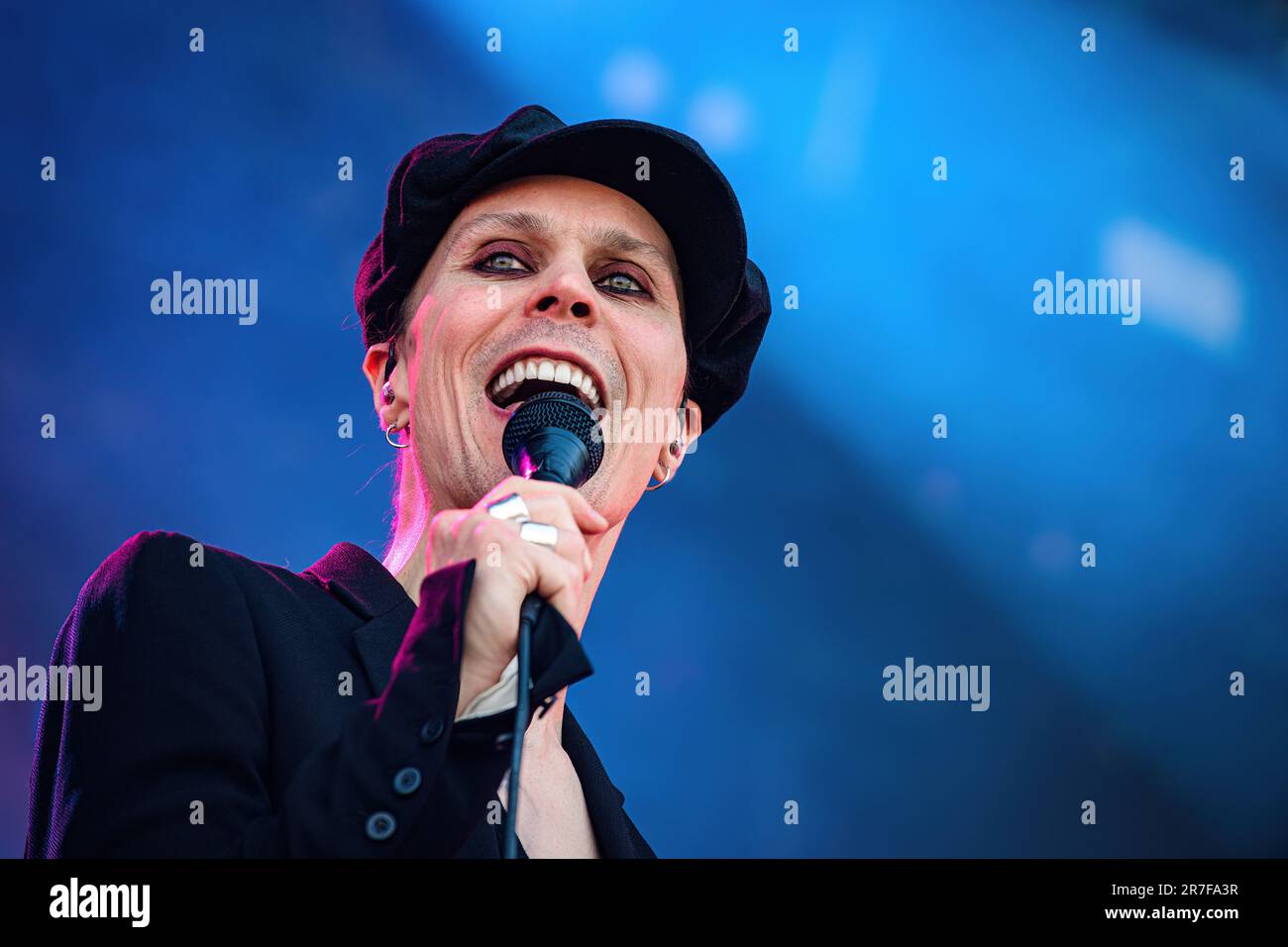 Copenhagen, Denmark. 14th June, 2023. The Finnish act VV performs a ...