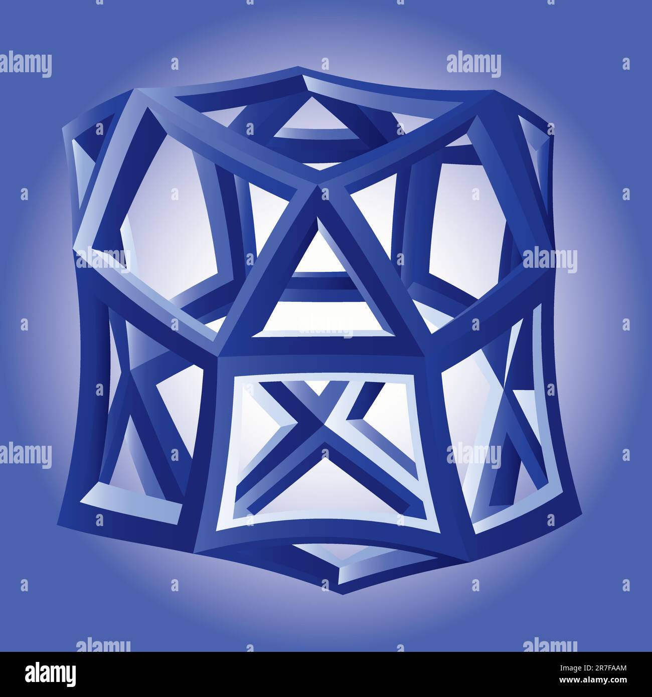 Abstract 3d geometric vector background Stock Vector Image & Art - Alamy