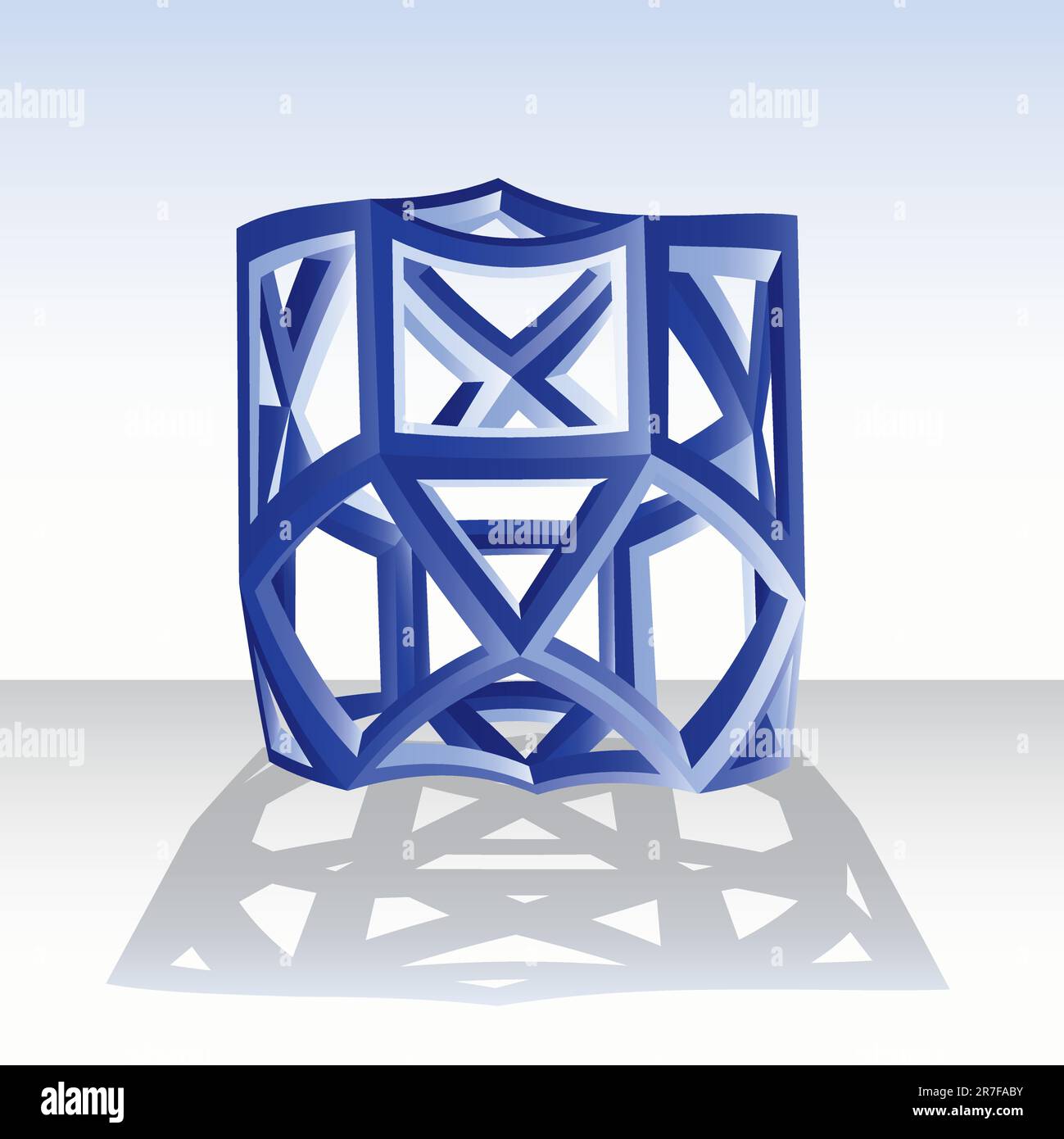 Abstract 3d geometric vector background Stock Vector Image & Art - Alamy