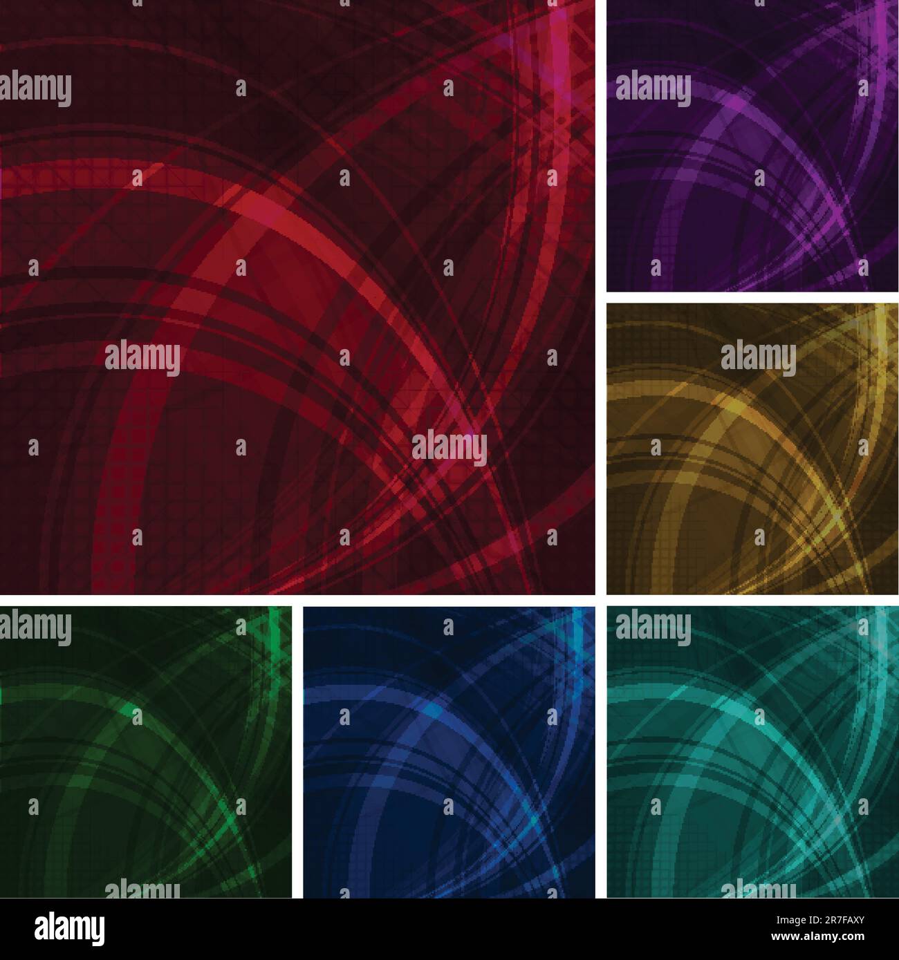 Dark abstract backgrounds. Six colors Stock Vector Image & Art - Alamy