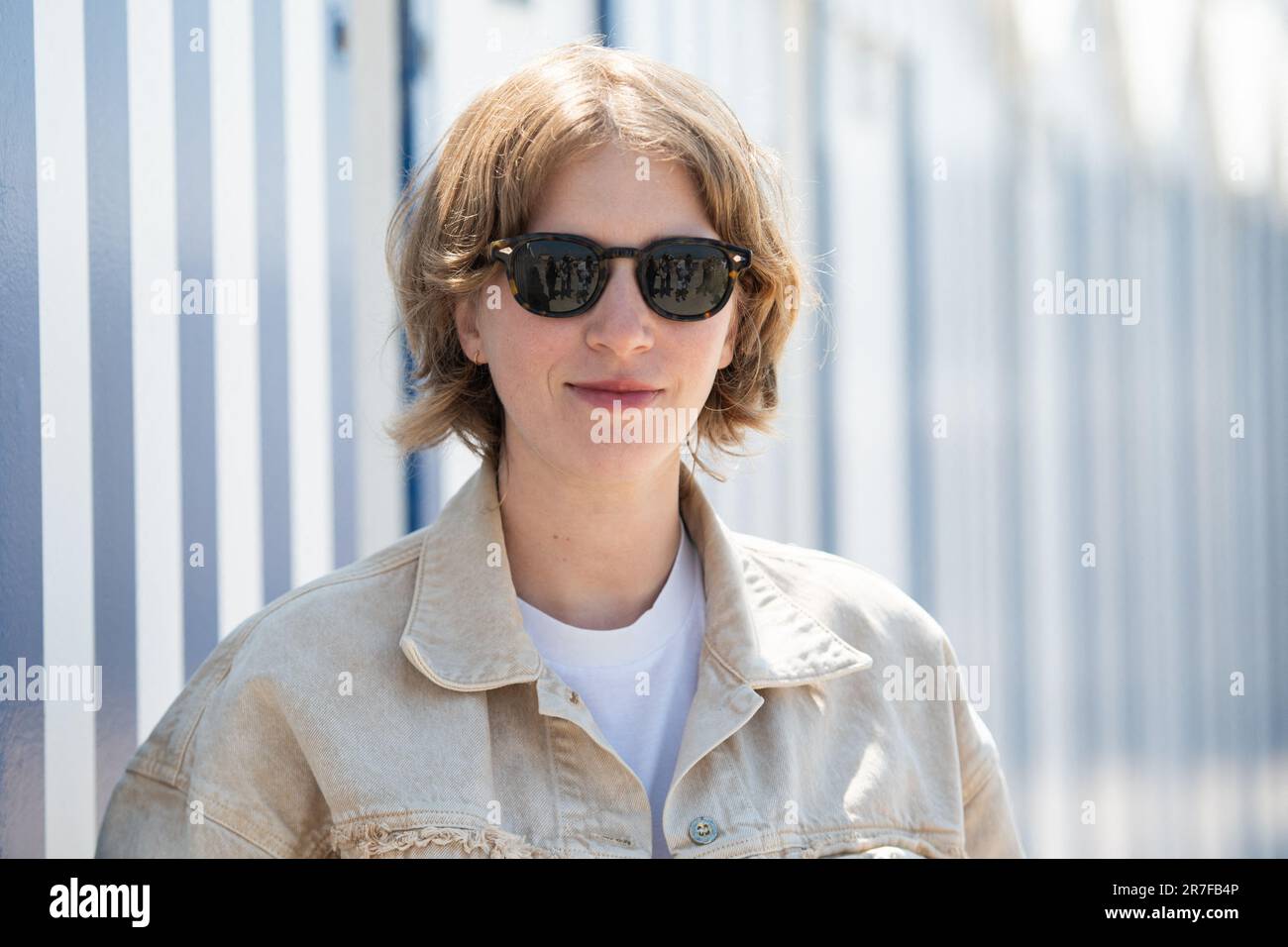 Cabourg, France. 15th June, 2023. Lubna Playoust attending the Chambre ...
