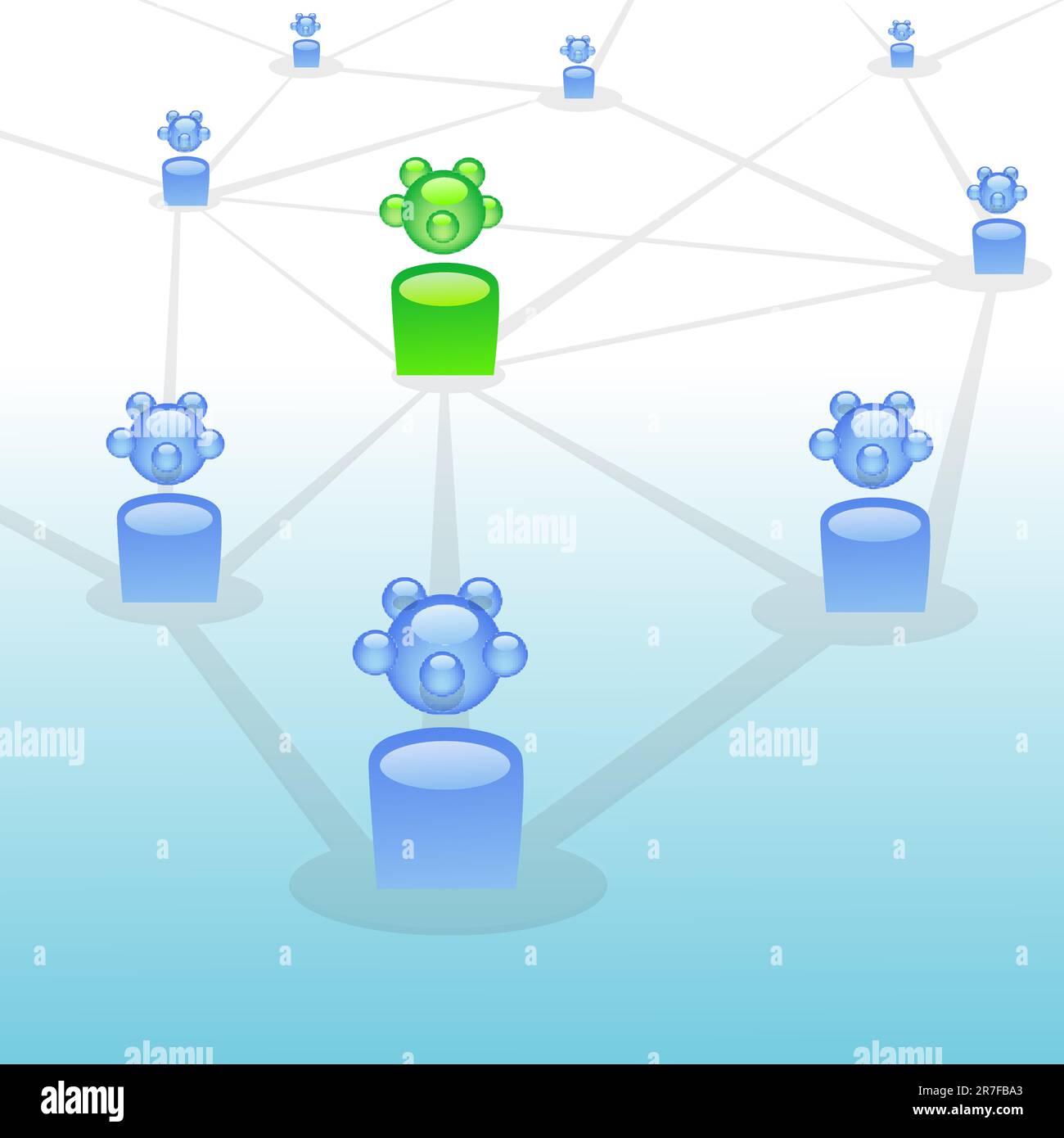 Networking the world Stock Vector Images - Alamy