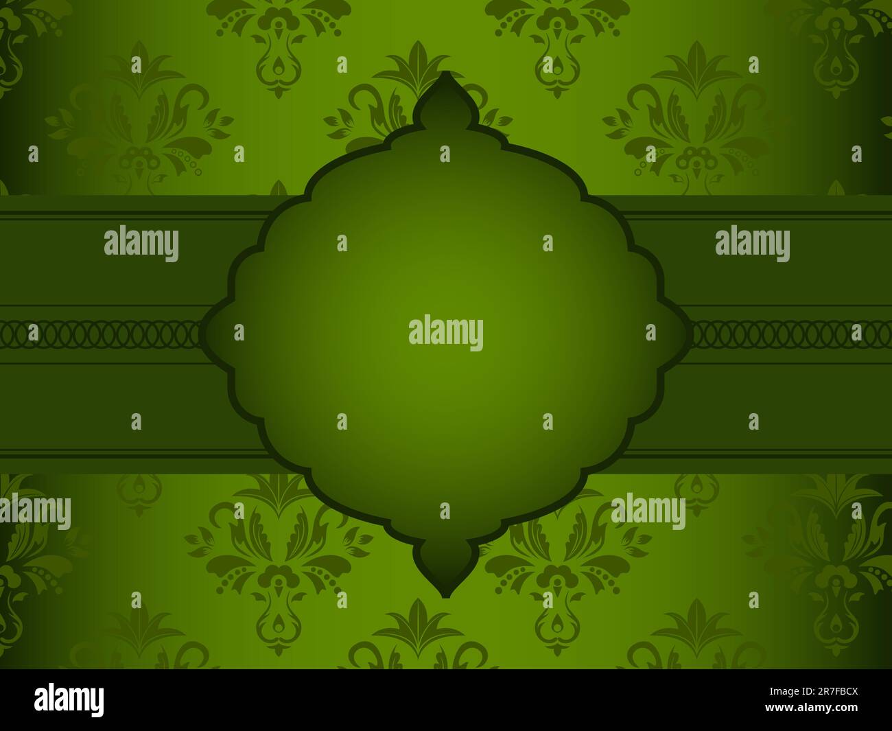 Vector vintage green greeting card Stock Vector Image & Art - Alamy