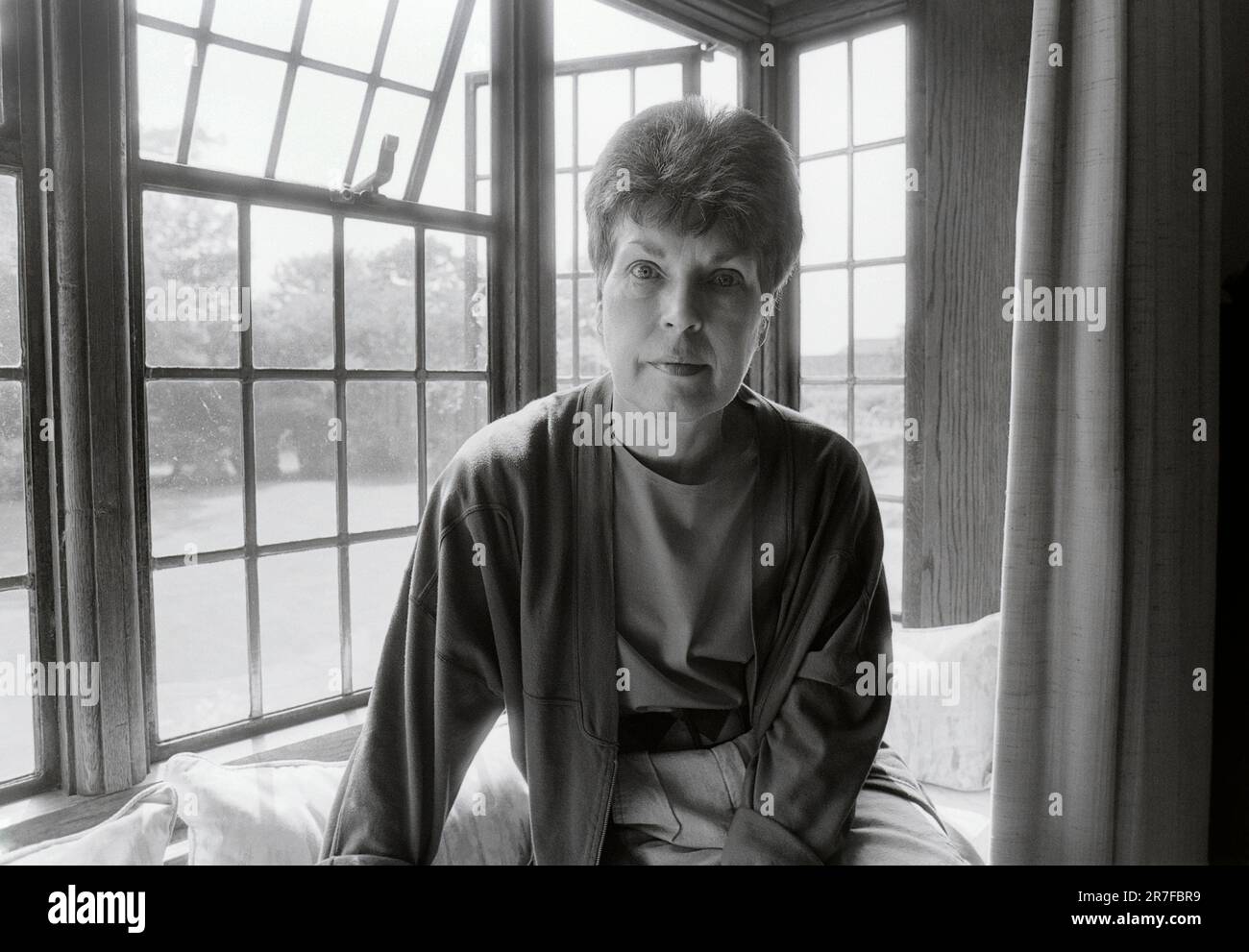 Ruth Rendell, bestselling English crime writer at her home in Suffolk ...