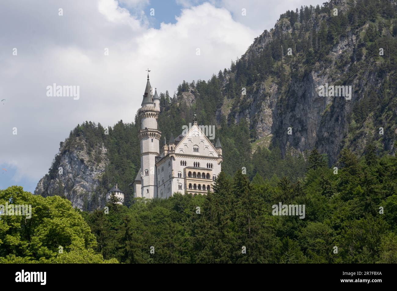 Schwangau, Germany. 15th June, 2023. View of Neuschwanstein. A man attacked two women near the ...