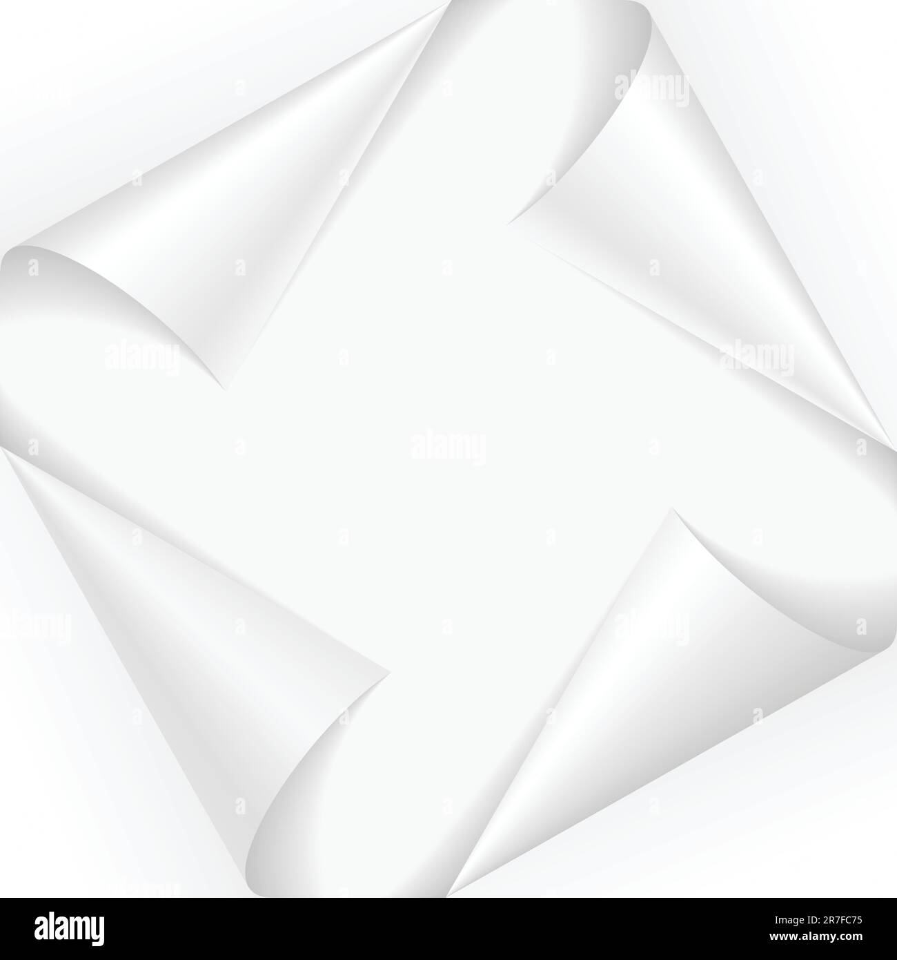 Set page corners. Vector illustration on white background Stock Vector ...