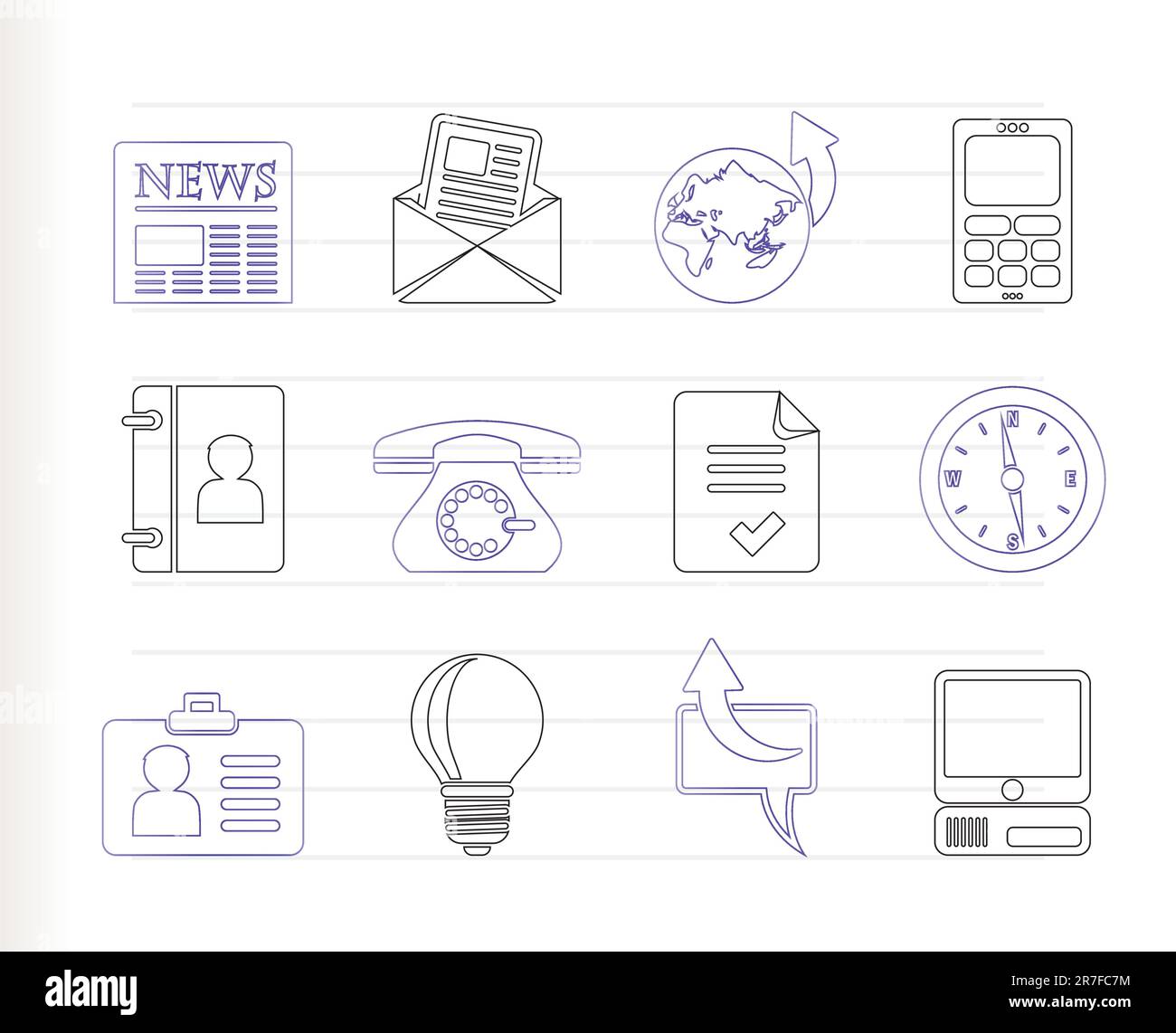 Commercial office Stock Vector Images - Alamy