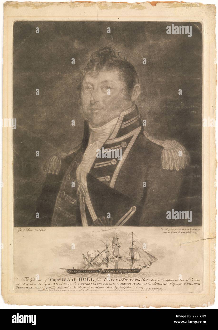 Isaac Hull 1813 Stock Photo - Alamy