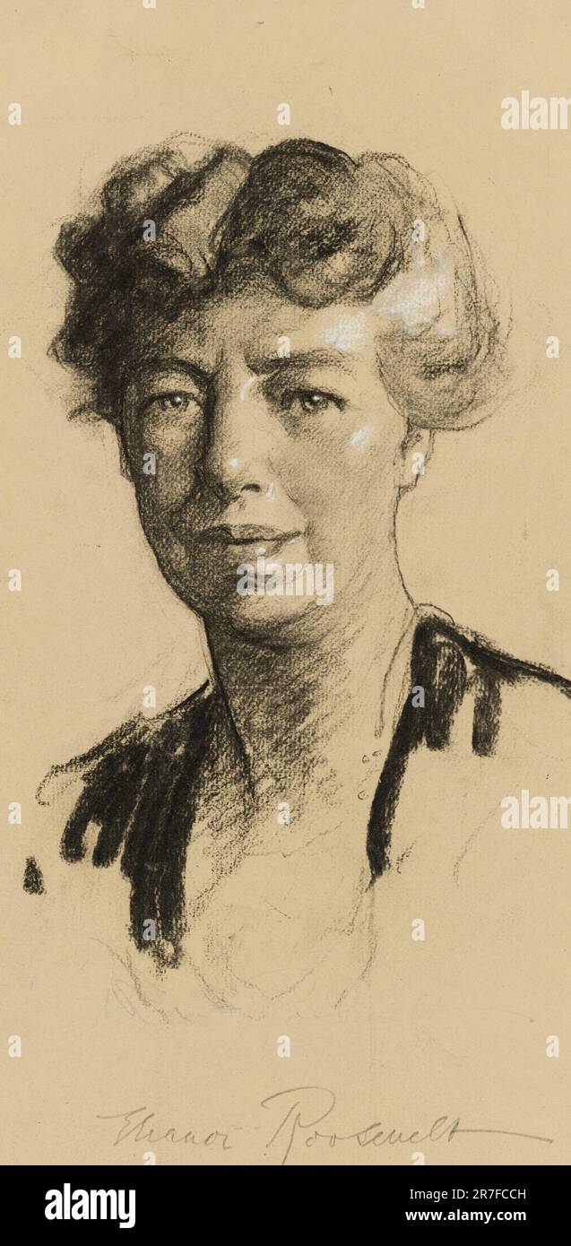 Eleanor Roosevelt 1945 Stock Photo - Alamy