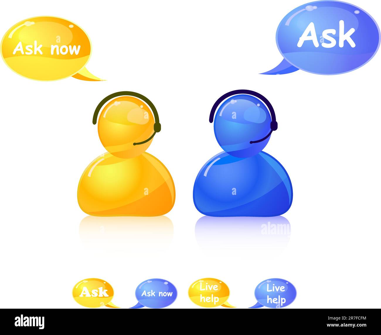 Ask call Cut Out Stock Images & Pictures - Alamy
