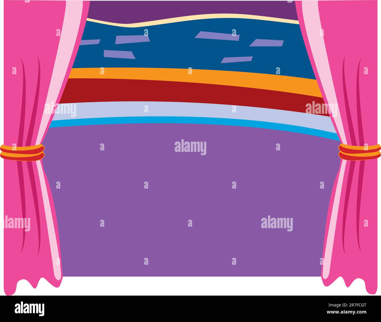 Fabric backdrop portrait Stock Vector Images - Alamy