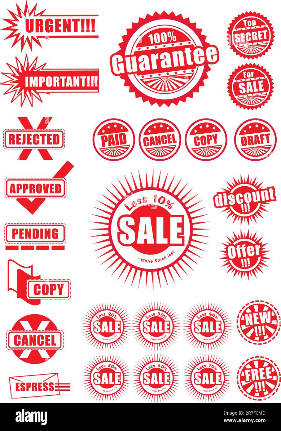 Unwanted collection Stock Vector Images - Alamy